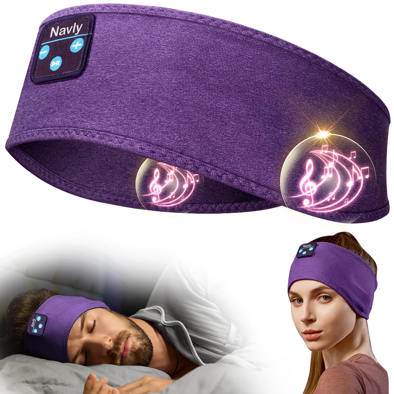 Amazon.com: Navly Sleep Headphones Bluetooth Headband, Headband ...