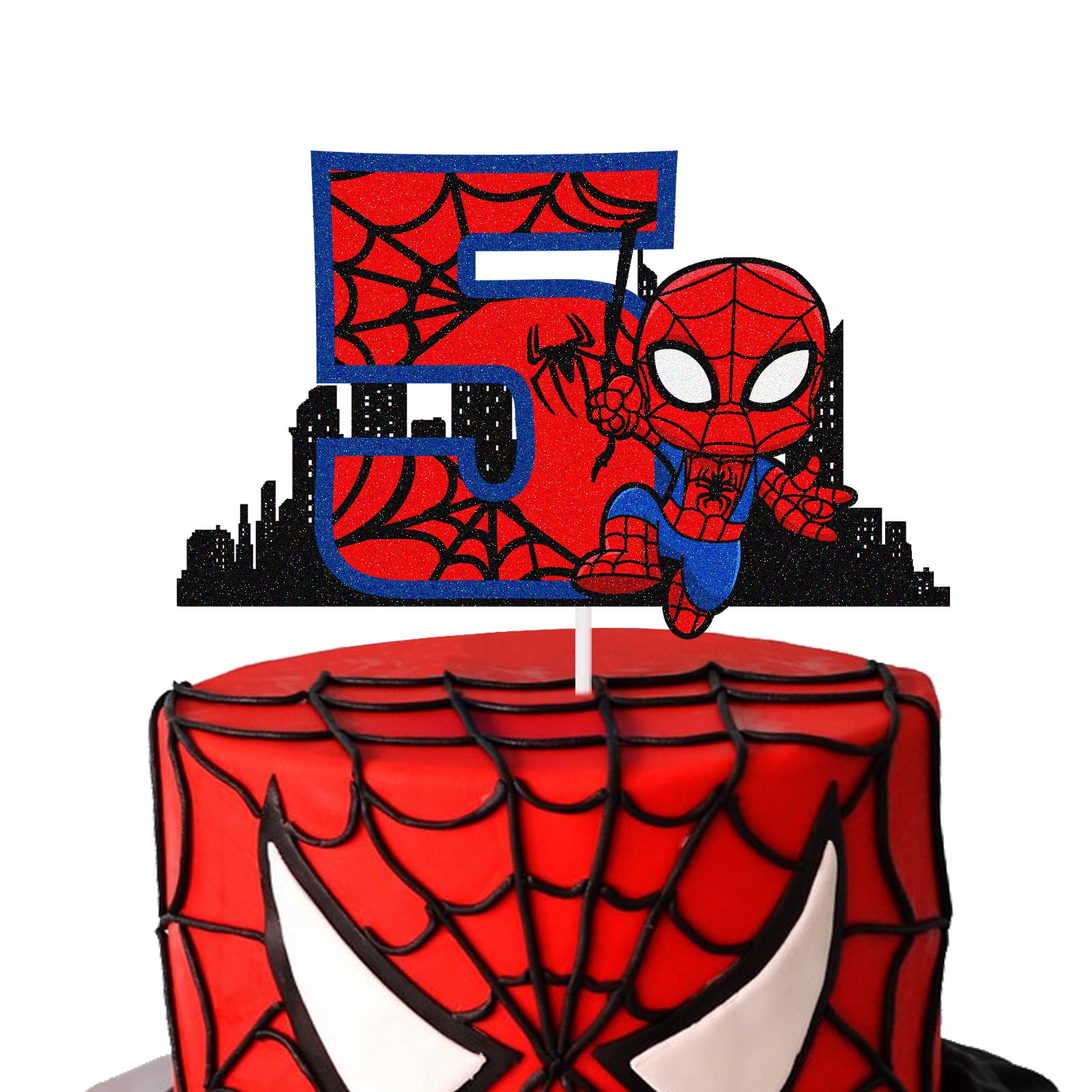 Buy VAMYAA Spider man Cake Topper Baby Shower Cartoon Theme Party ...