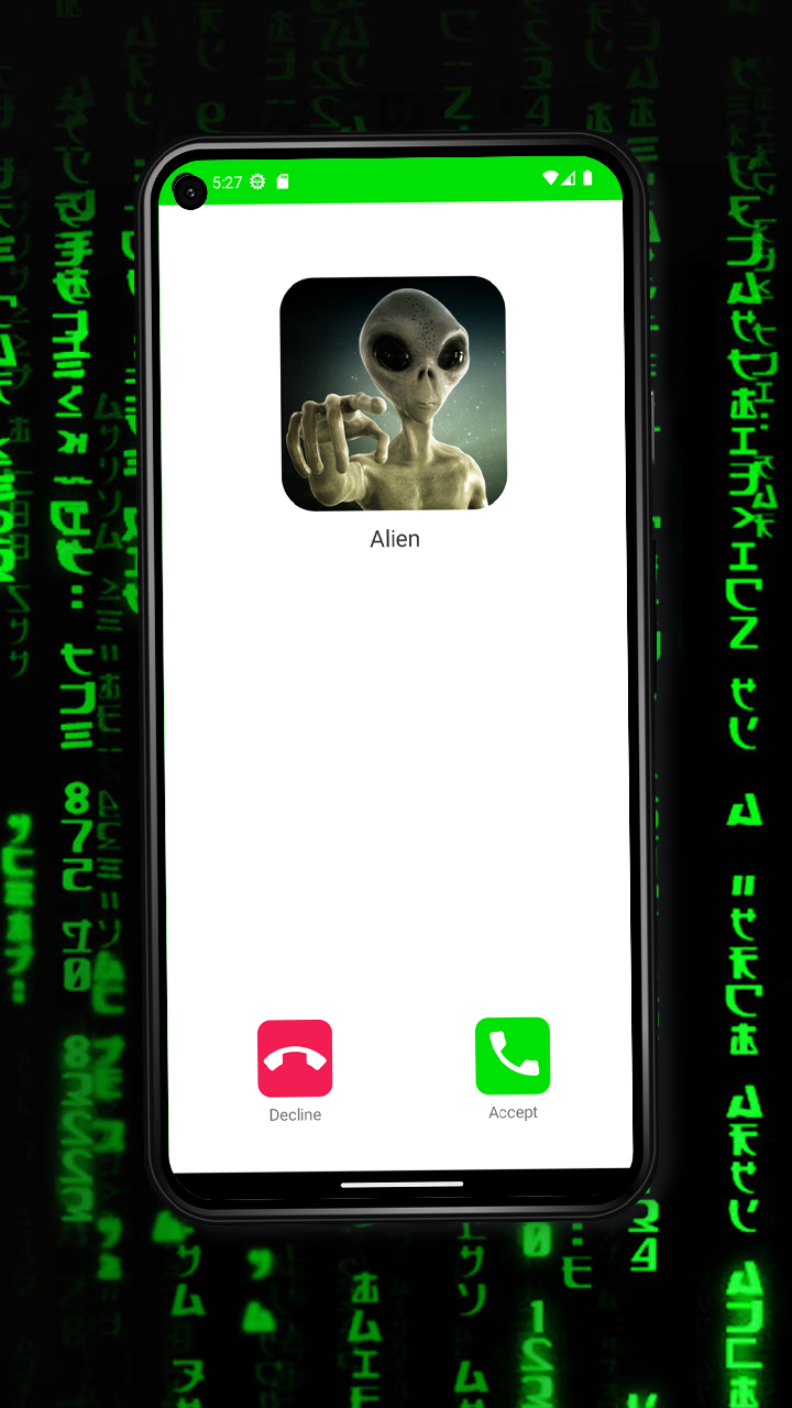 Incoming Video Call From Alien Fake Video Voice Call & Texting ...