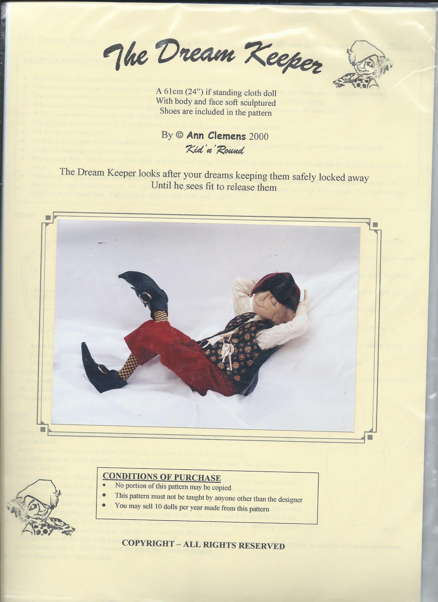 Doll Pattern Sculptured Soft - Free Patterns