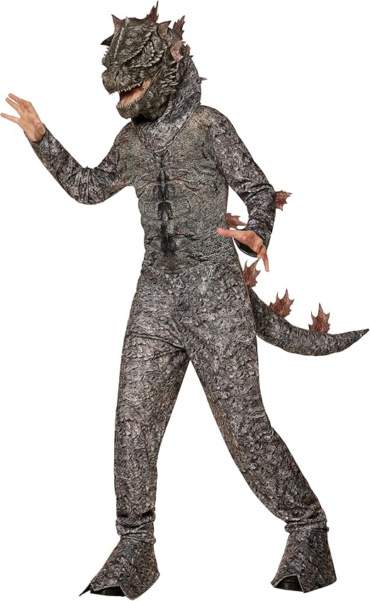 Amazon.com: Spirit Halloween Godzilla vs Kong Kids Godzilla Jumpsuit ...