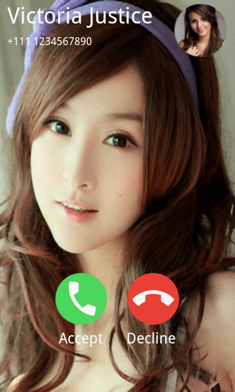Asian Girls Full Screen Photo Call Receiver - App on Amazon Appstore