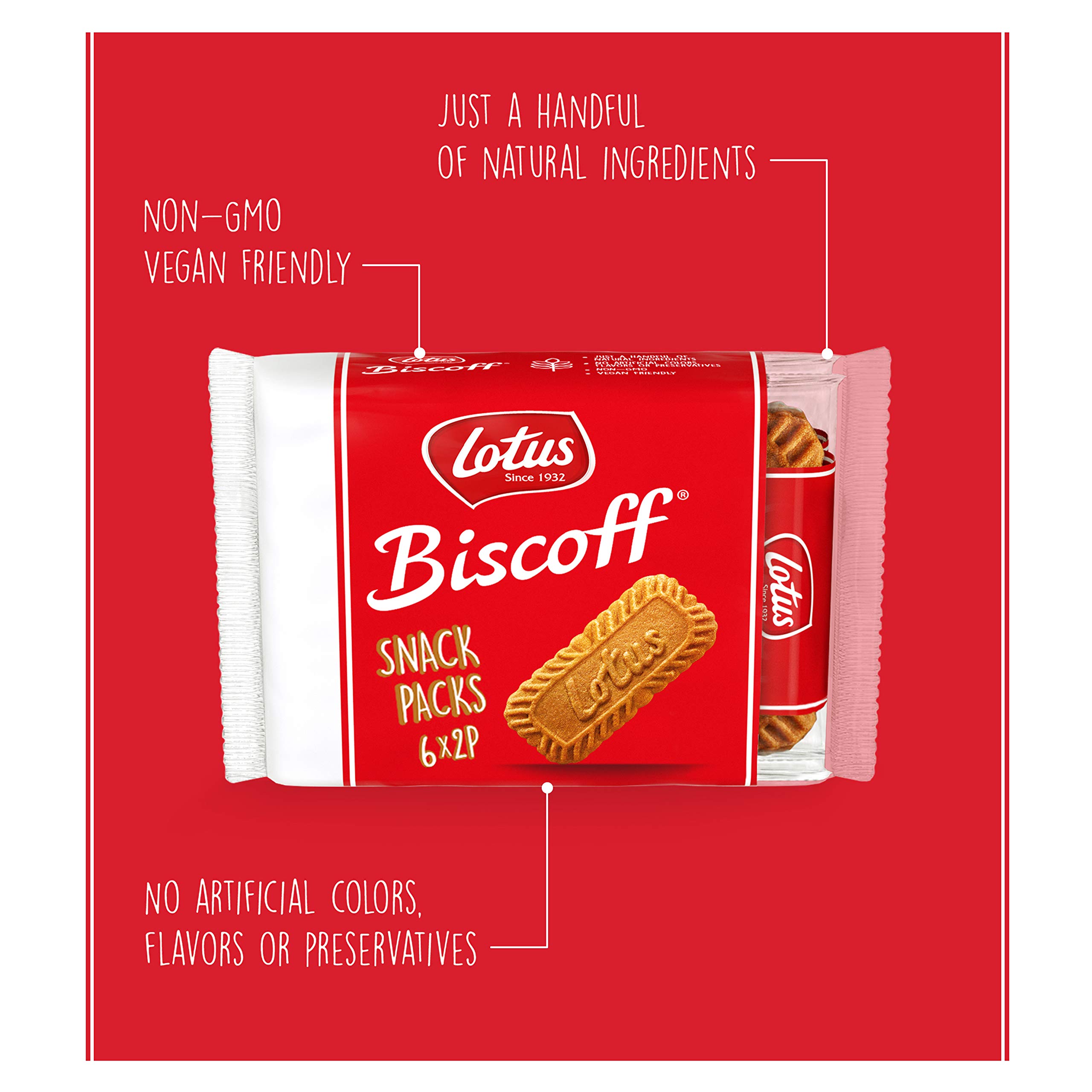 Snapklik.com : Lotus Biscoff Cookies, Caramelized Biscuit Cookies, 144 ...