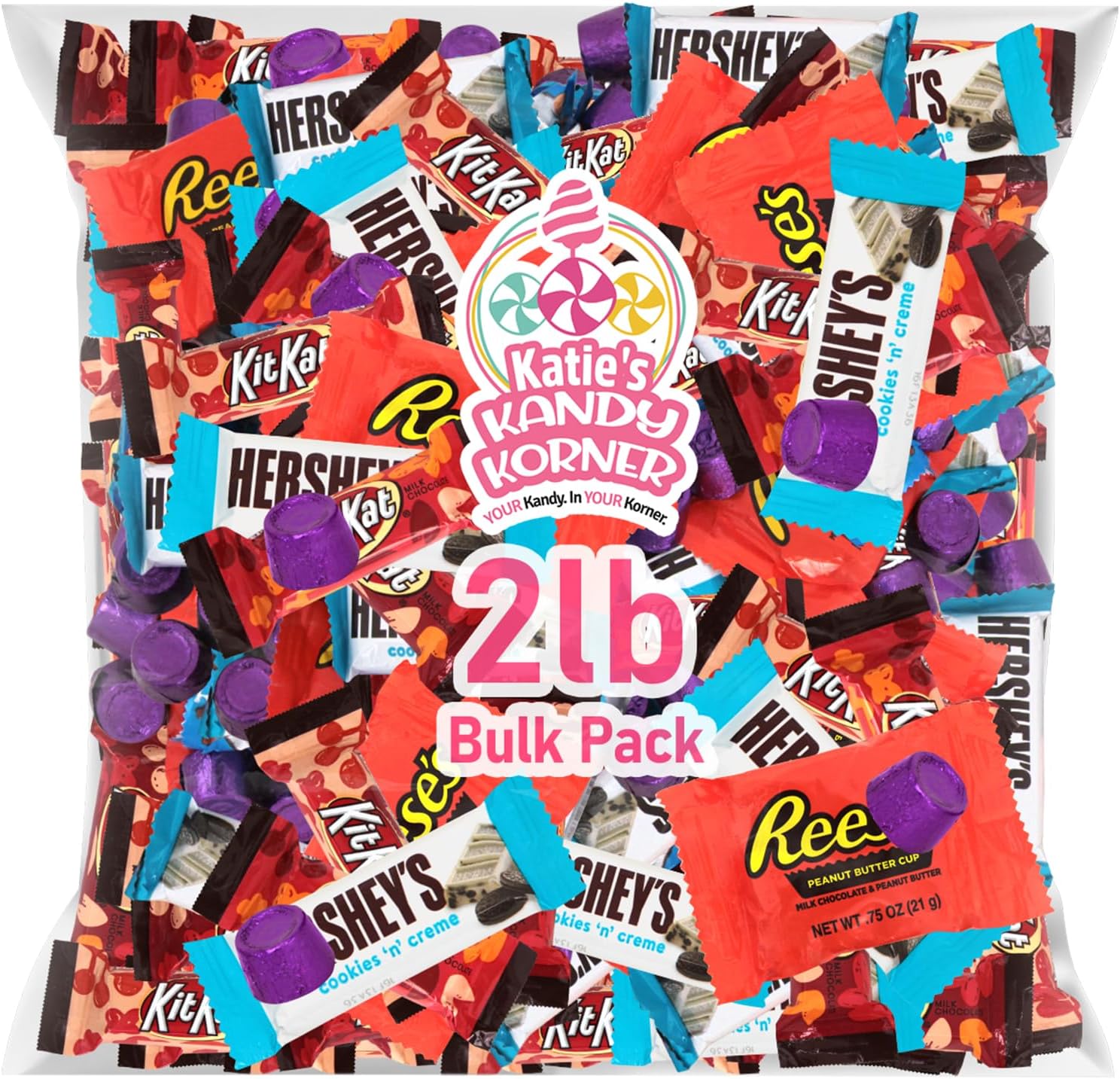 Amazon.com: Chocolate Variety Pack. 5 Pound Pack of Candy Bulk ...