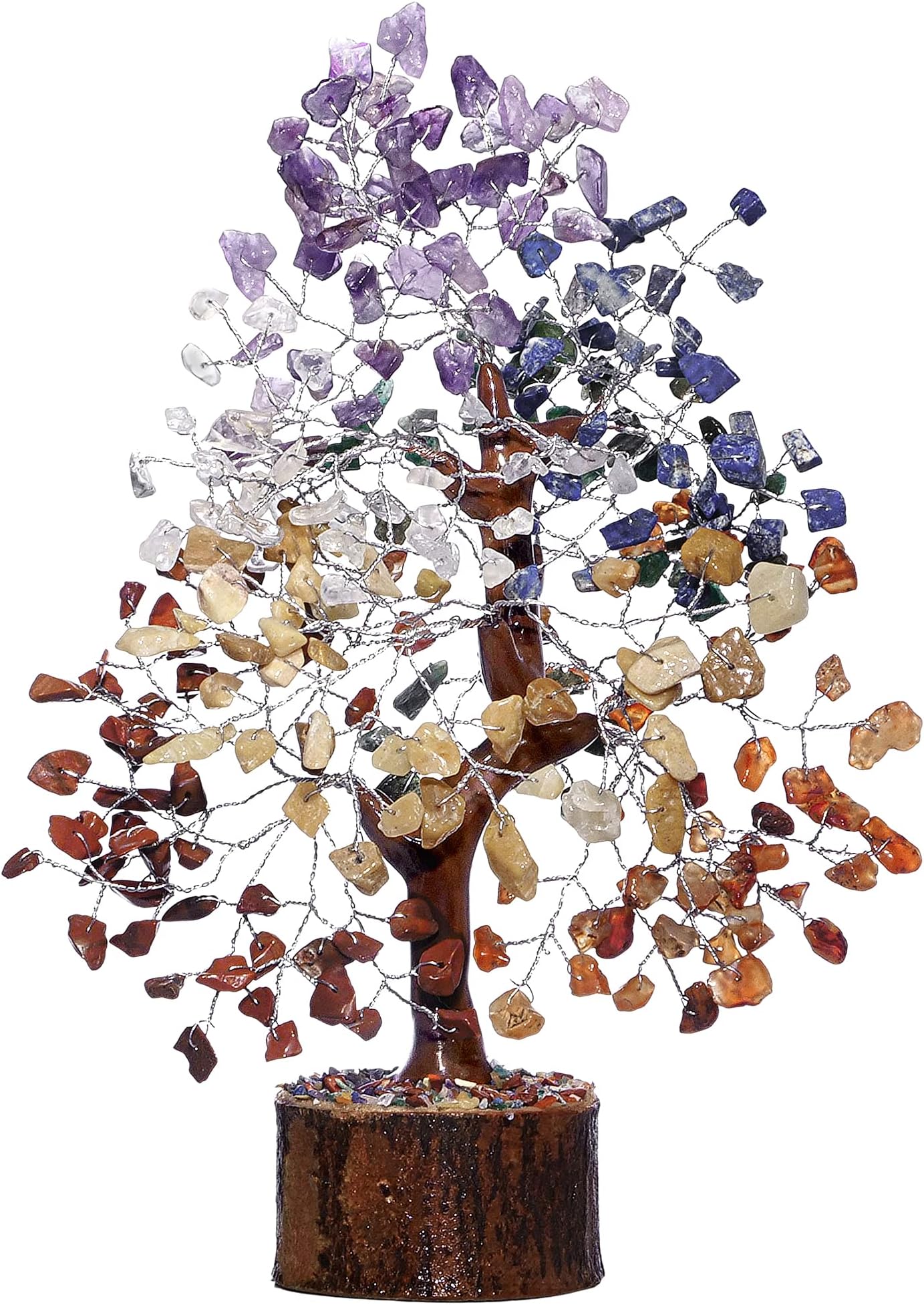 Amazon.com: Crystal Tree for Positive Energy, 7 Chakra Stones and ...
