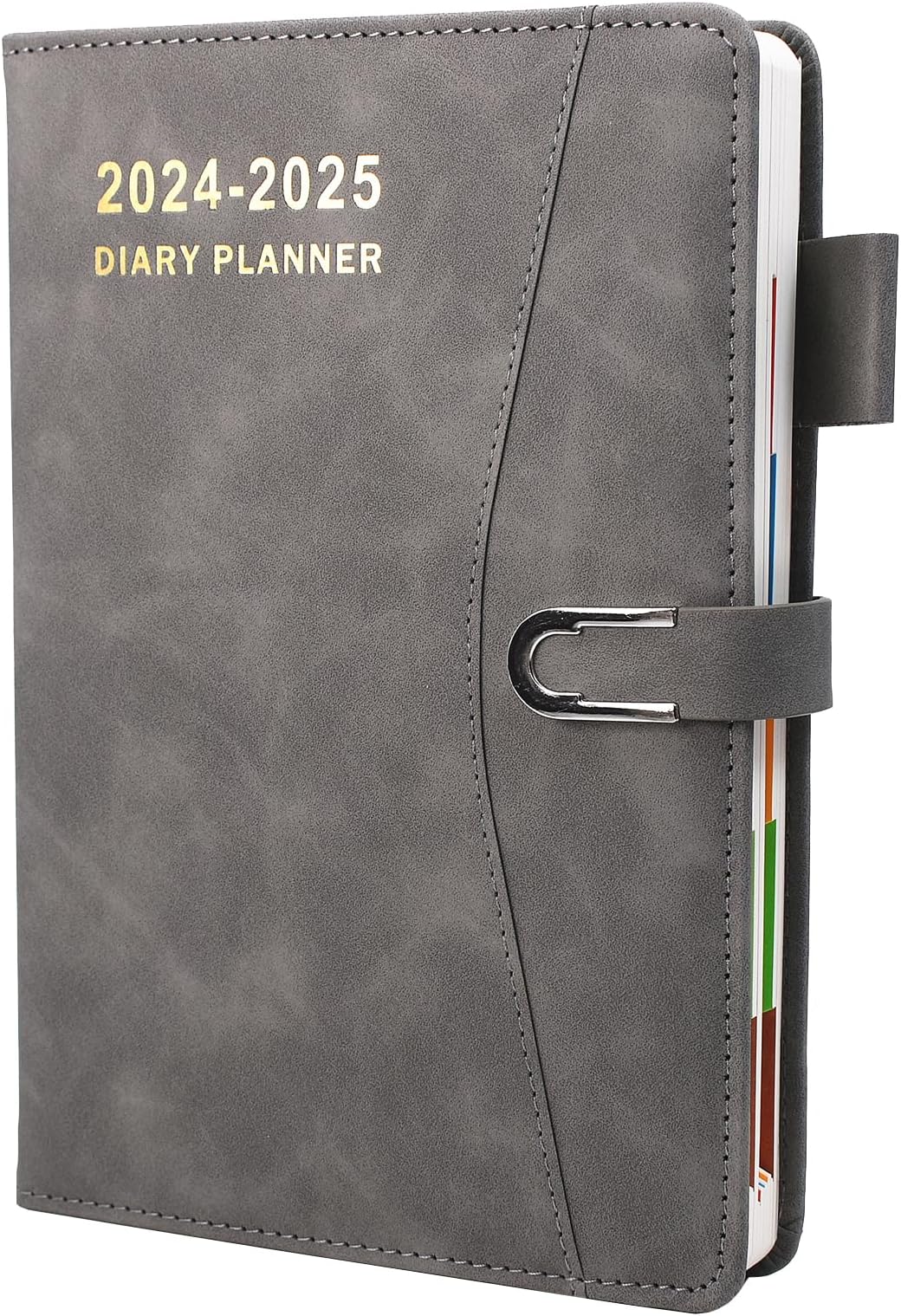 ZXHQ 2023-2024 Diary Day Per Page, A5 Size, Monthly Tabs, and Colorful ...