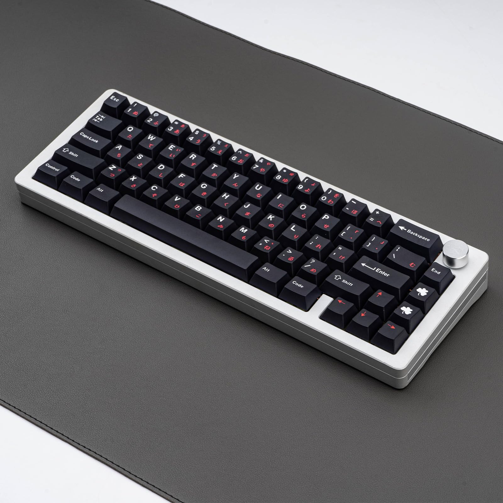 Snapklik.com : GEKUCAP Black And Red Japanese Keycaps 129 Keys ...