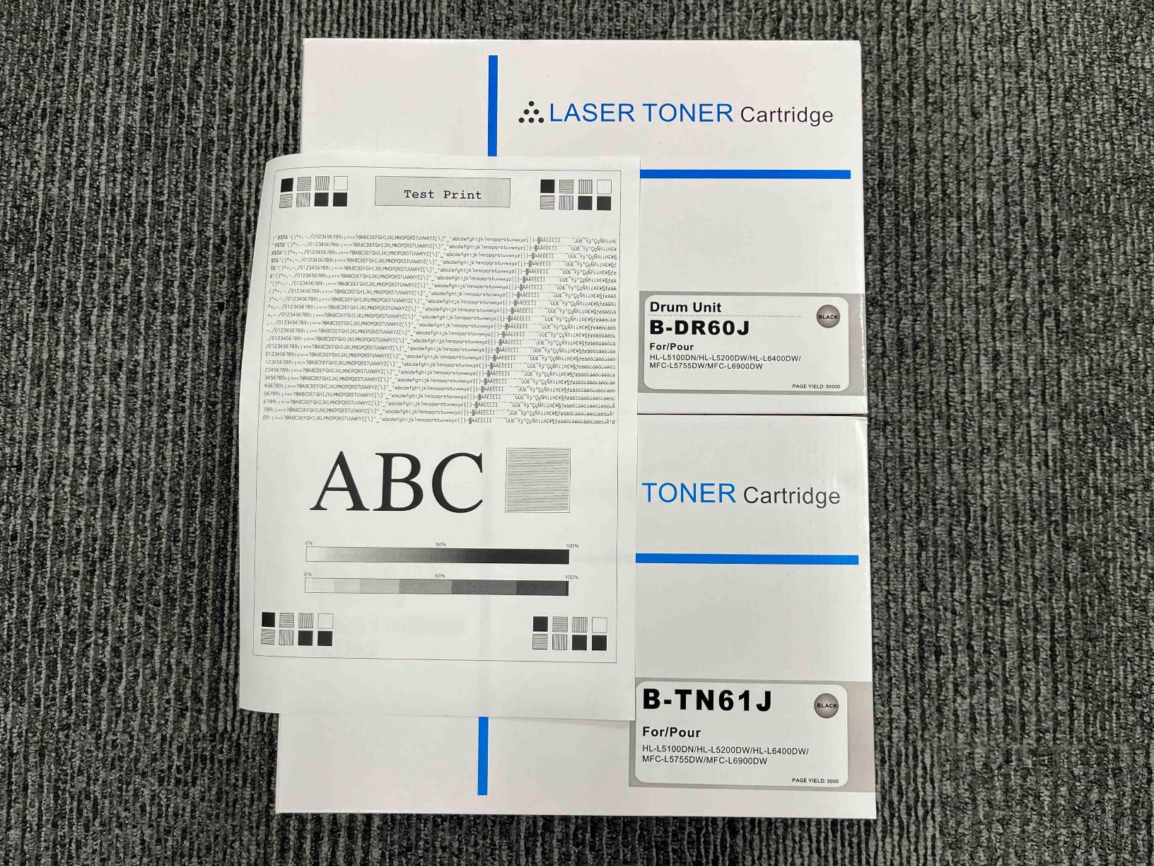 Amazon.co.jp: バウストア ブラザー brother TN-61J DR-60J 互換トナーカートリッジ 互換ドラムユニット各1個セット 対応機種: HL-L6400DW HL ...