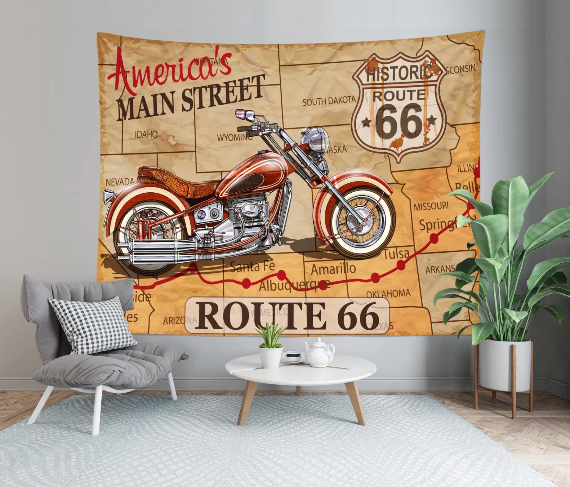 Route 66 Map Wallpaper Historic Route 66 Page 2 Of 2 Santa Rosa