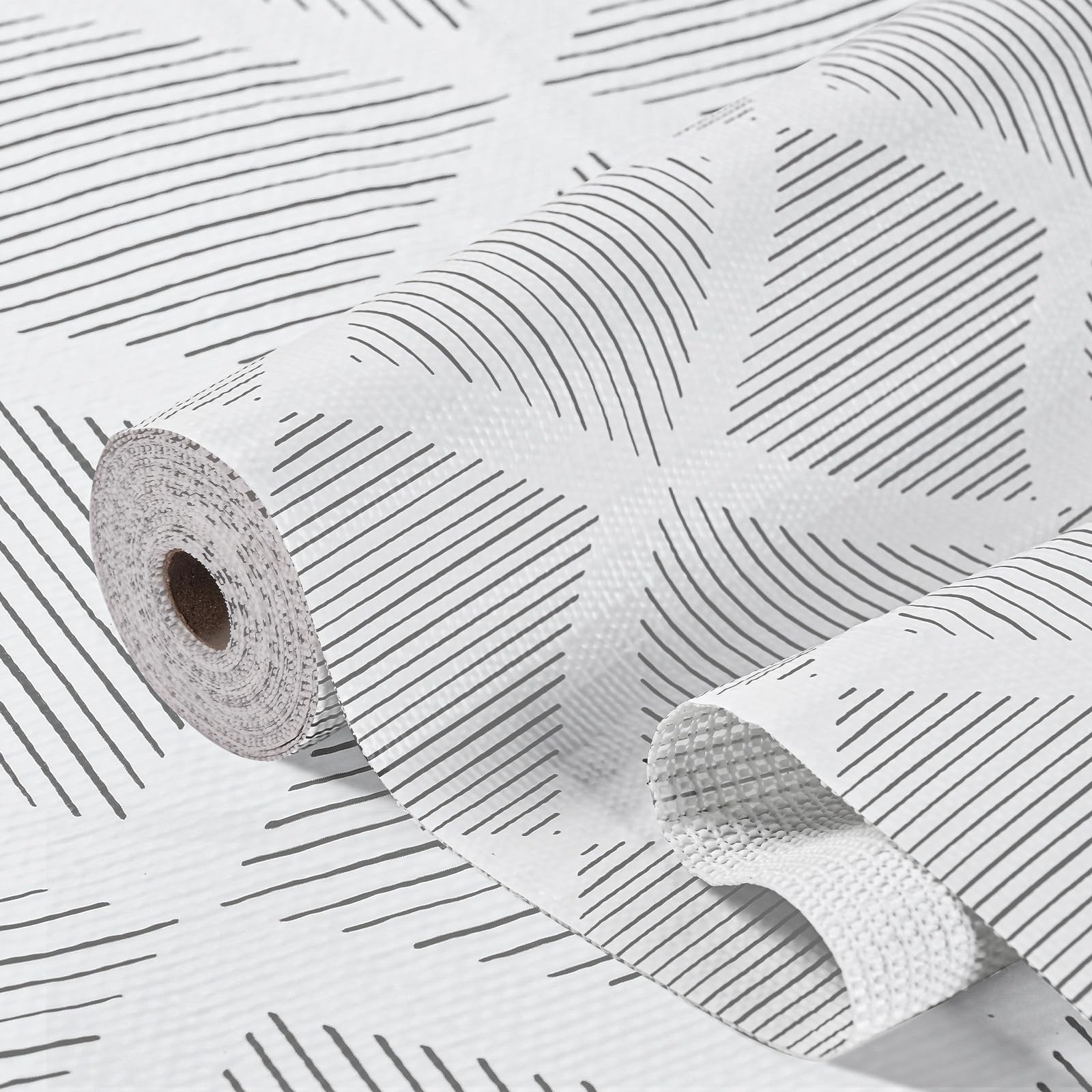 Amazon.com - Yifasy Black and White Shelf Liner 9.8 ft Roll Self ...