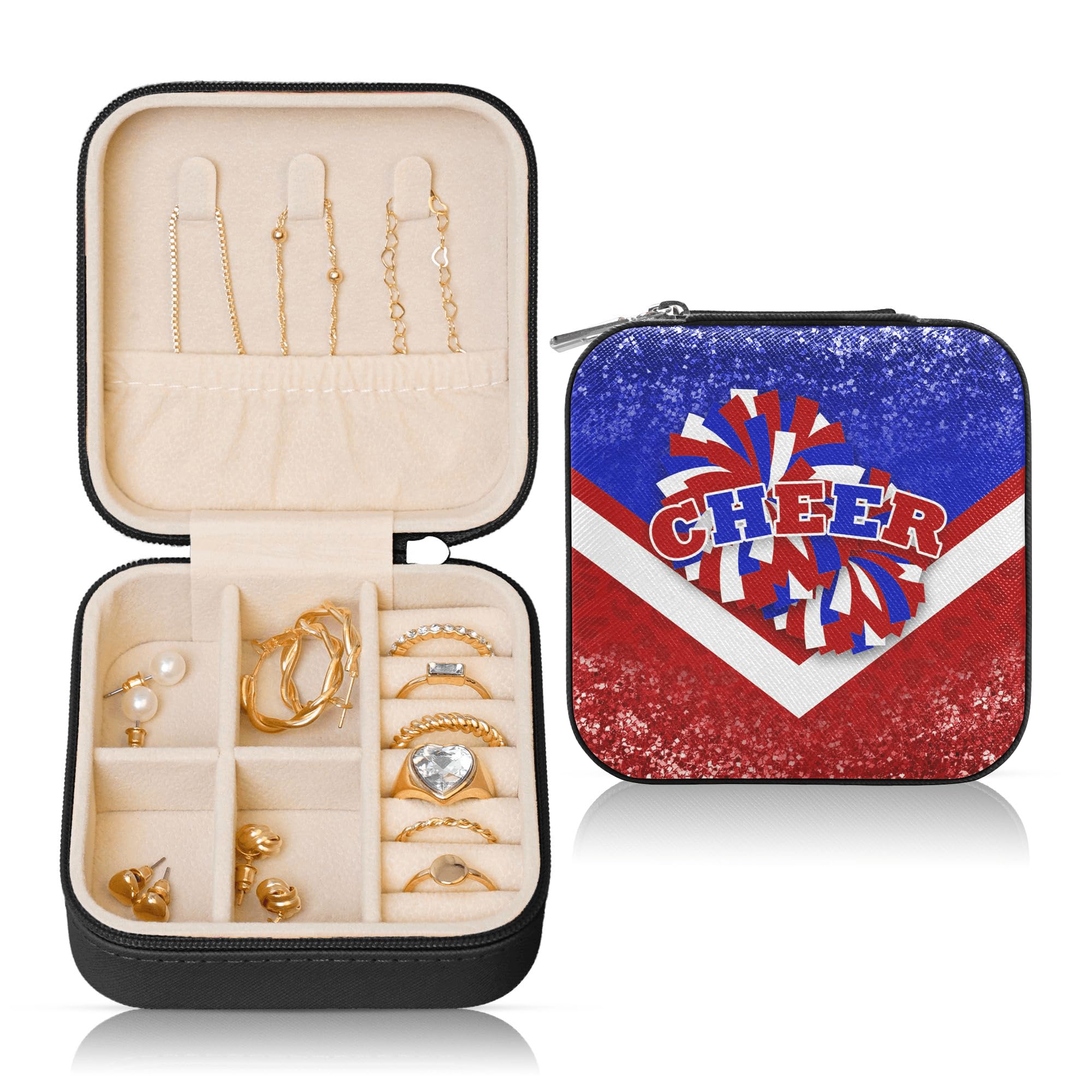 Amazon.com: Cheerleader Gifts for Girls, Cheerleader Travel Jewelry ...