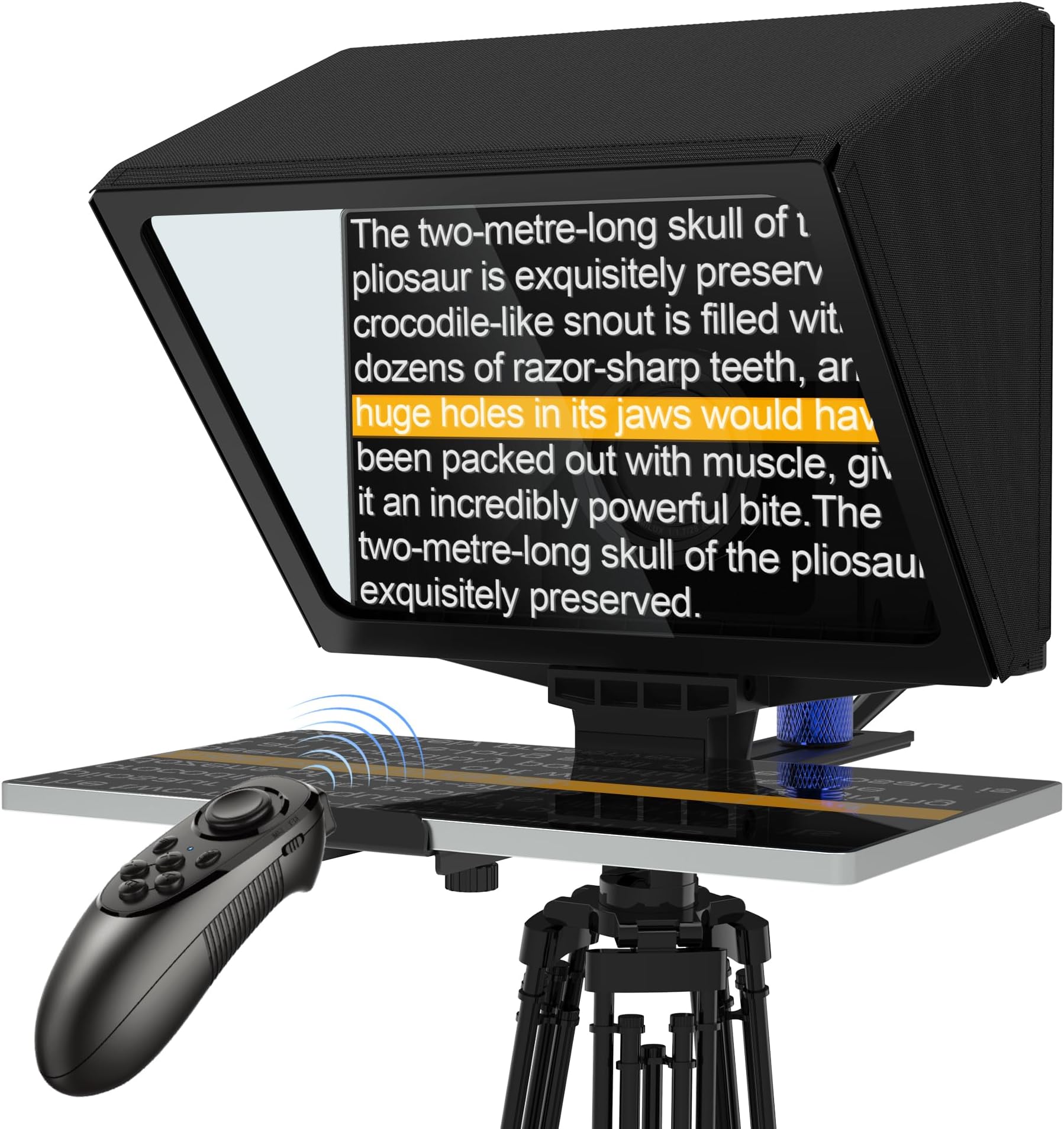 Amazon.com : LENSGO Teleprompter for Camera DSLR/SLR,7.9’’Mini Prompter ...