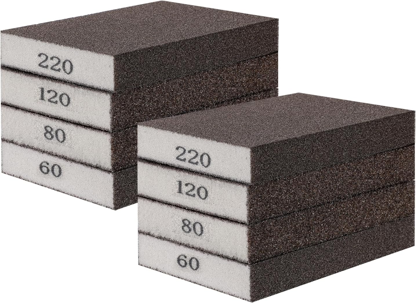 Sanding Blocks 8pcs Sanding Sponges Sandpaper for Wood Sanding Pads ...