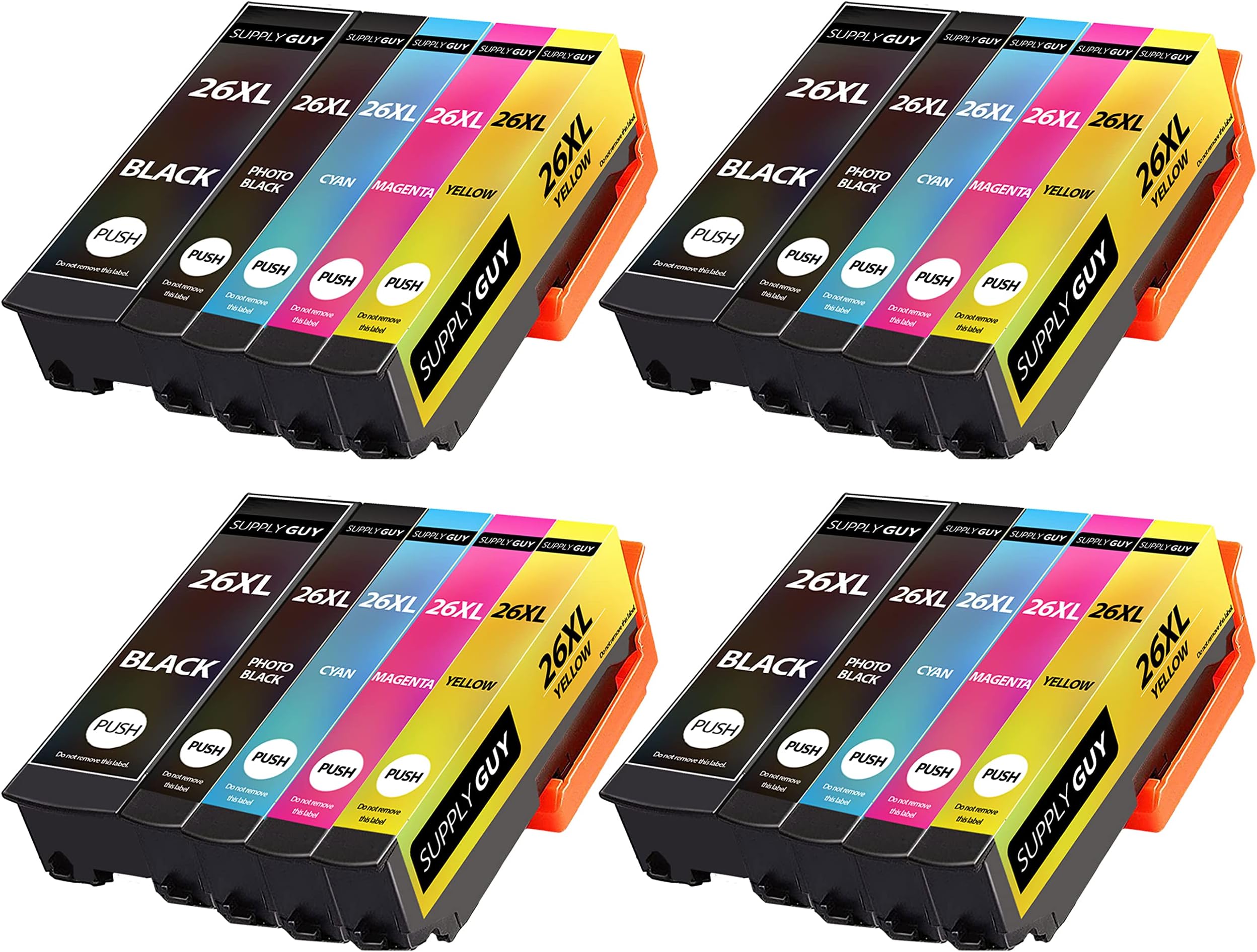 Supply Guy 20 ink cartridges compatible with Epson 26XL for Expression ...