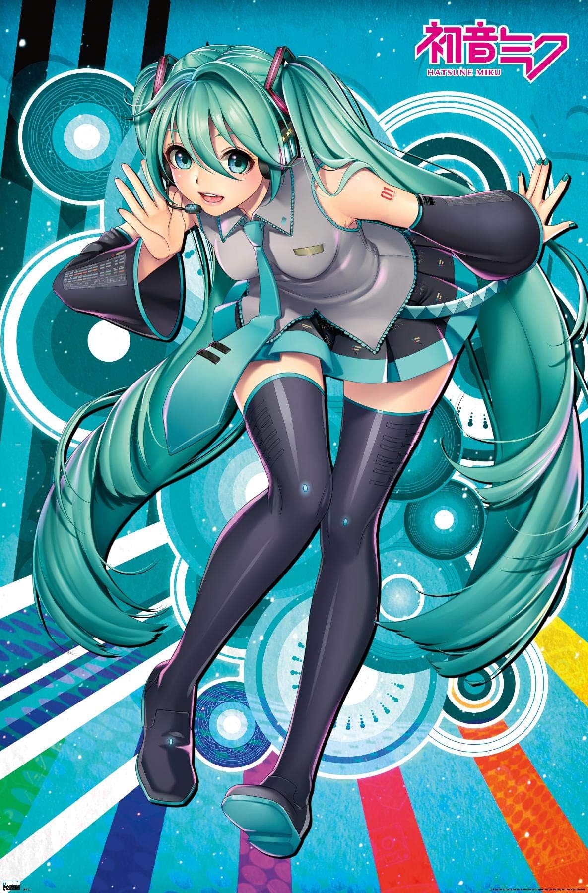 Amazon.com: Trends International Hatsune Miku - Hello Wall Poster, 22. ...