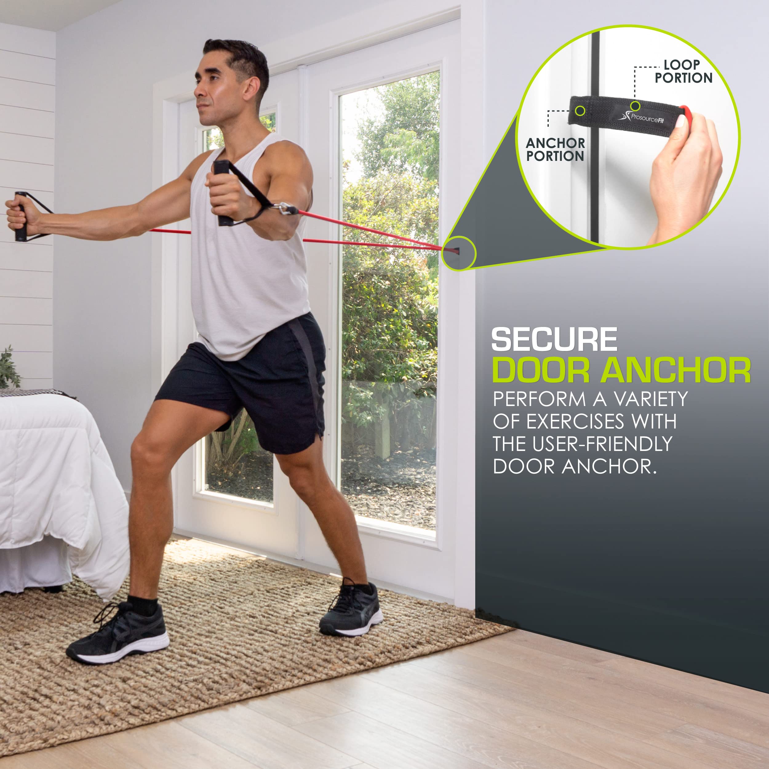 Snapklik.com : New Red ProSource Stackable Exercise Resistance Band ...