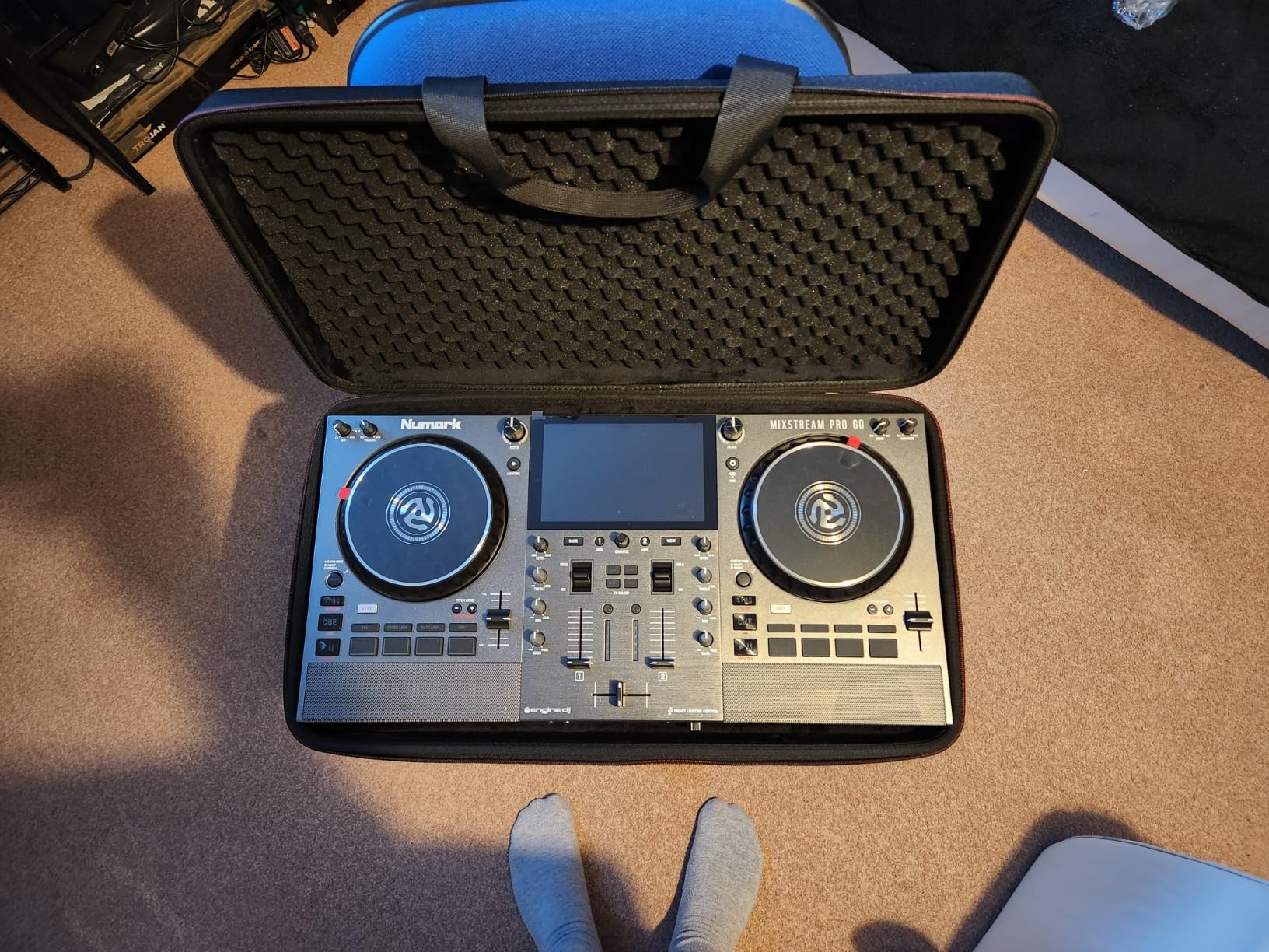 L LTGEM Hard Case for Hercules DJControl Inpulse 500, Numark Mixstream ...