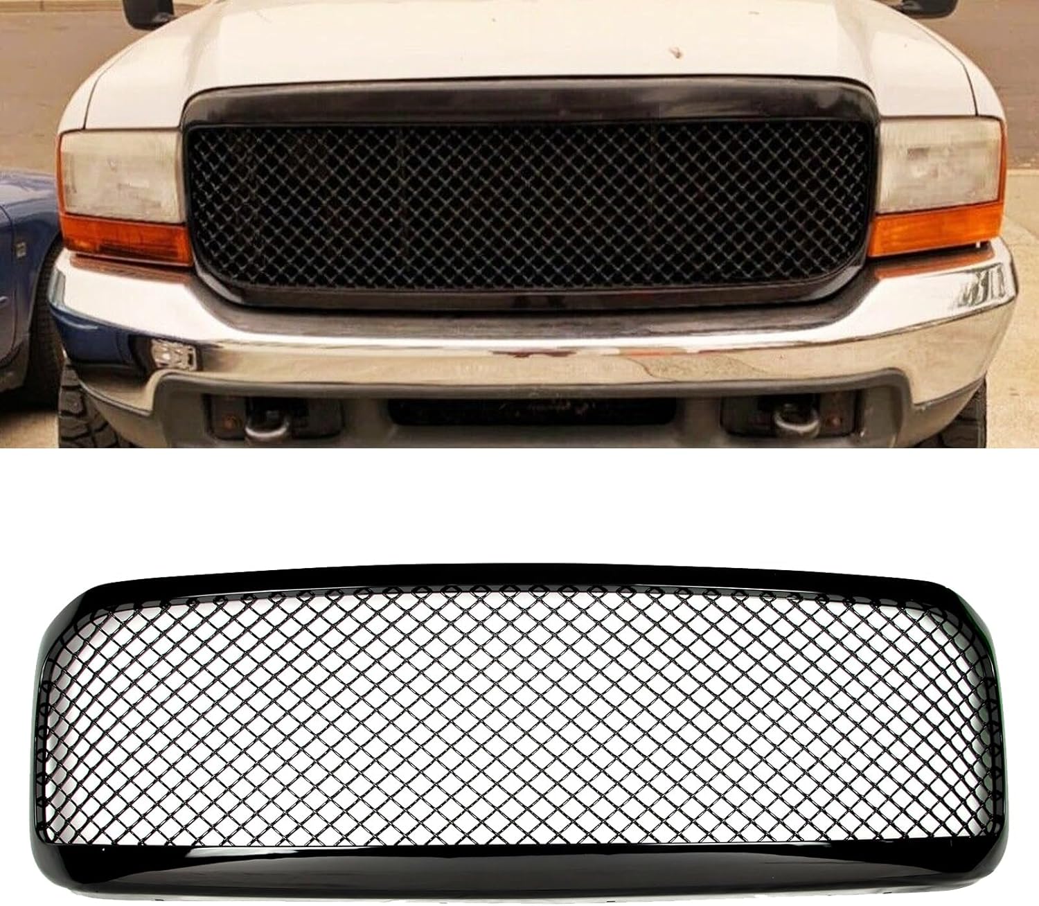 Amazon.com: Car Grill Front Grille Compatible with 1999 2000 2001 2002 ...