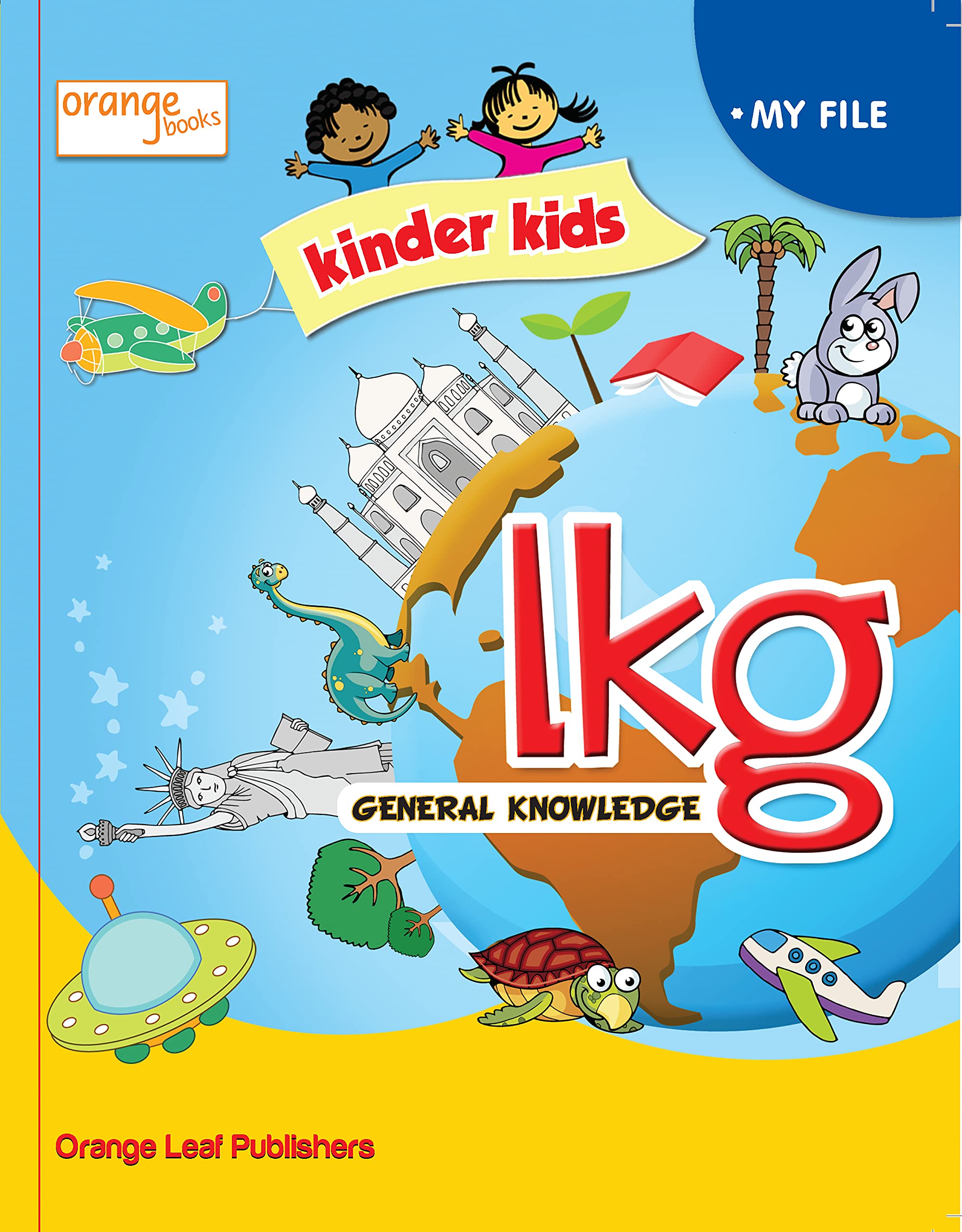 Buy ORANGE KINDER KIDS ACTIVITY WORK SHEET LKG G.K (FREE FILE) Online ...