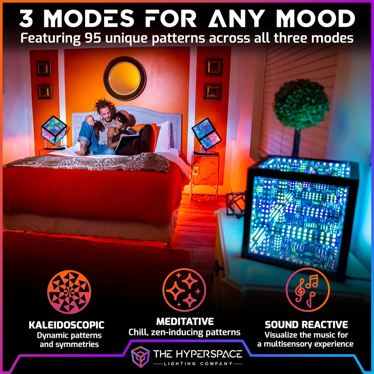 Buy The Hyperspace Lighting Company HyperCube Infinity Cube LED Light ...