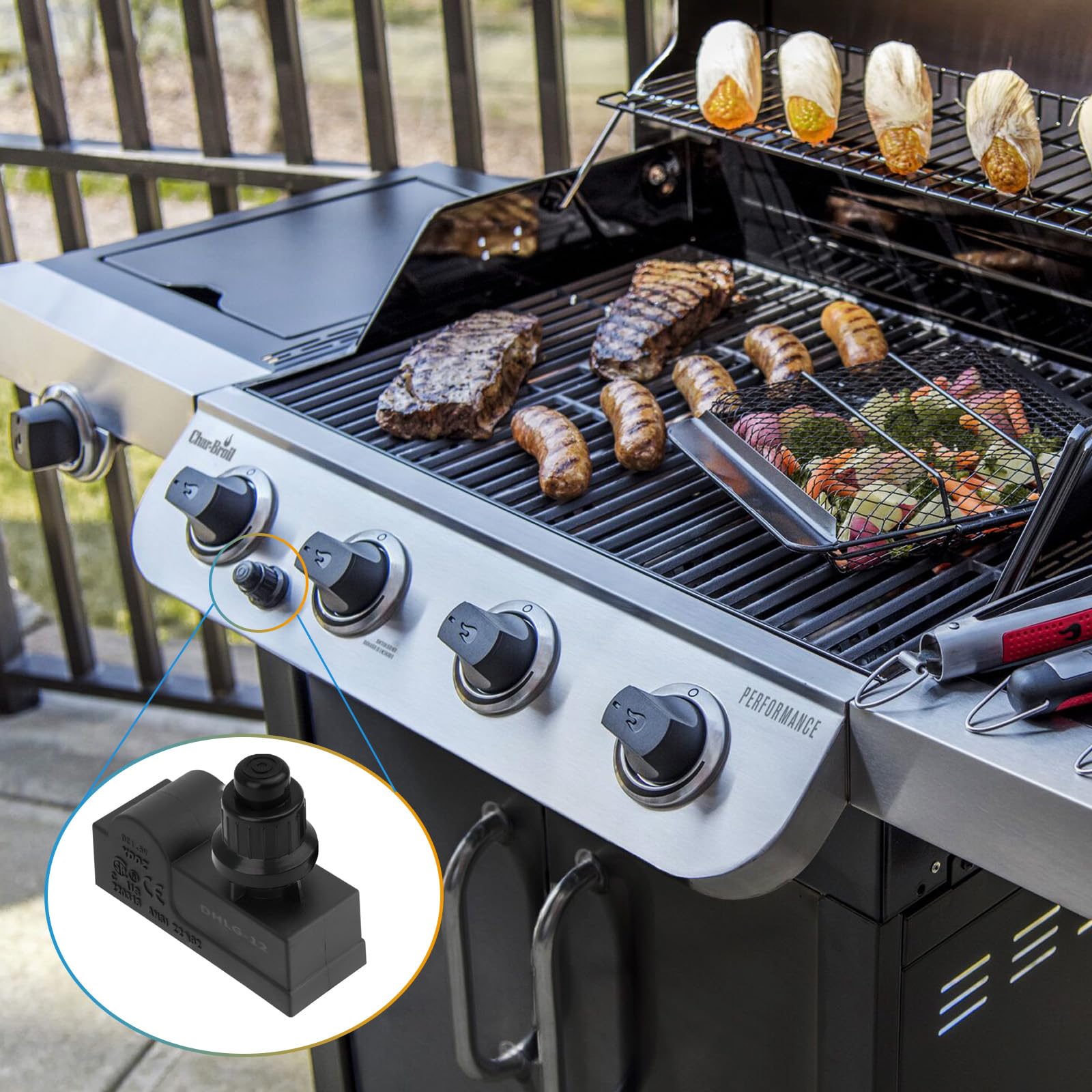 Snapklik.com : BBQration DHLG-12 Grill Igniters For Charbroil Ignitor ...