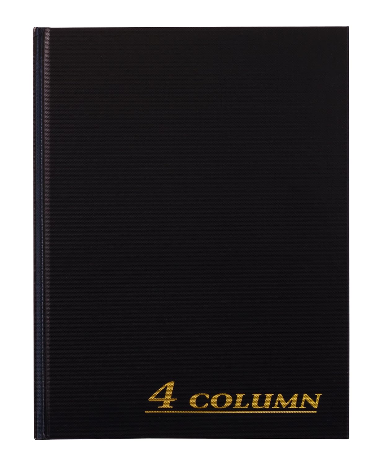 Adams Account Book, 4-Column, Black Cloth Cover, 9.25 x 7 Inches, 80 ...
