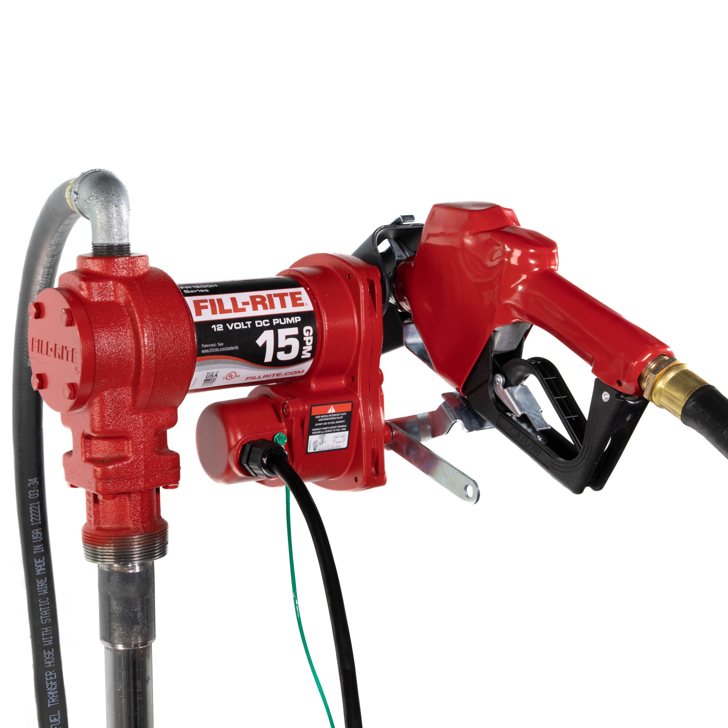 Snapklik.com : Fill-Rite FR1210HA 12V 15 GPM Fuel Transfer Pump