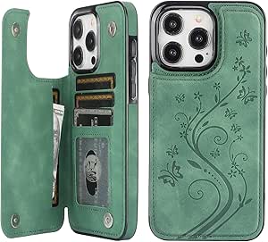 Amazon.com: Vaburs Compatible with iPhone 15 Pro Max Case Wallet with Card Holder,Embossed ...