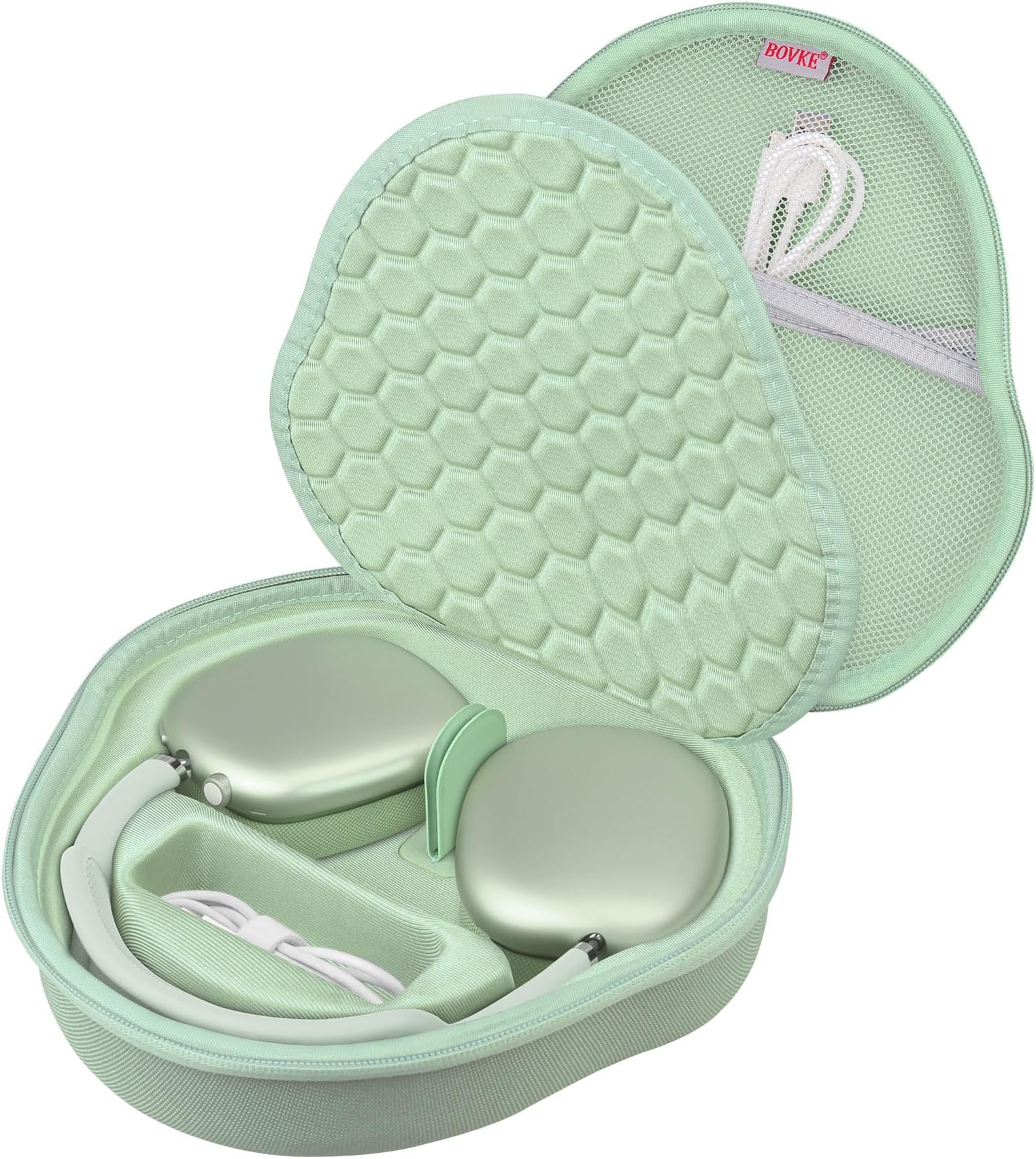 Amazon.com: BOVKE Hard Carrying Case with Sleep Mode for Apple AirPods ...