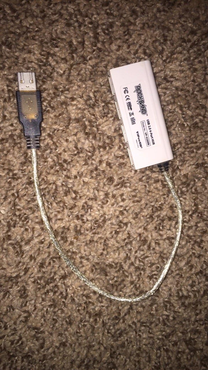 Amazon.com: Simply Silver - New Rock Band 1 2 3 USB 2.0 4-Port Hub ...