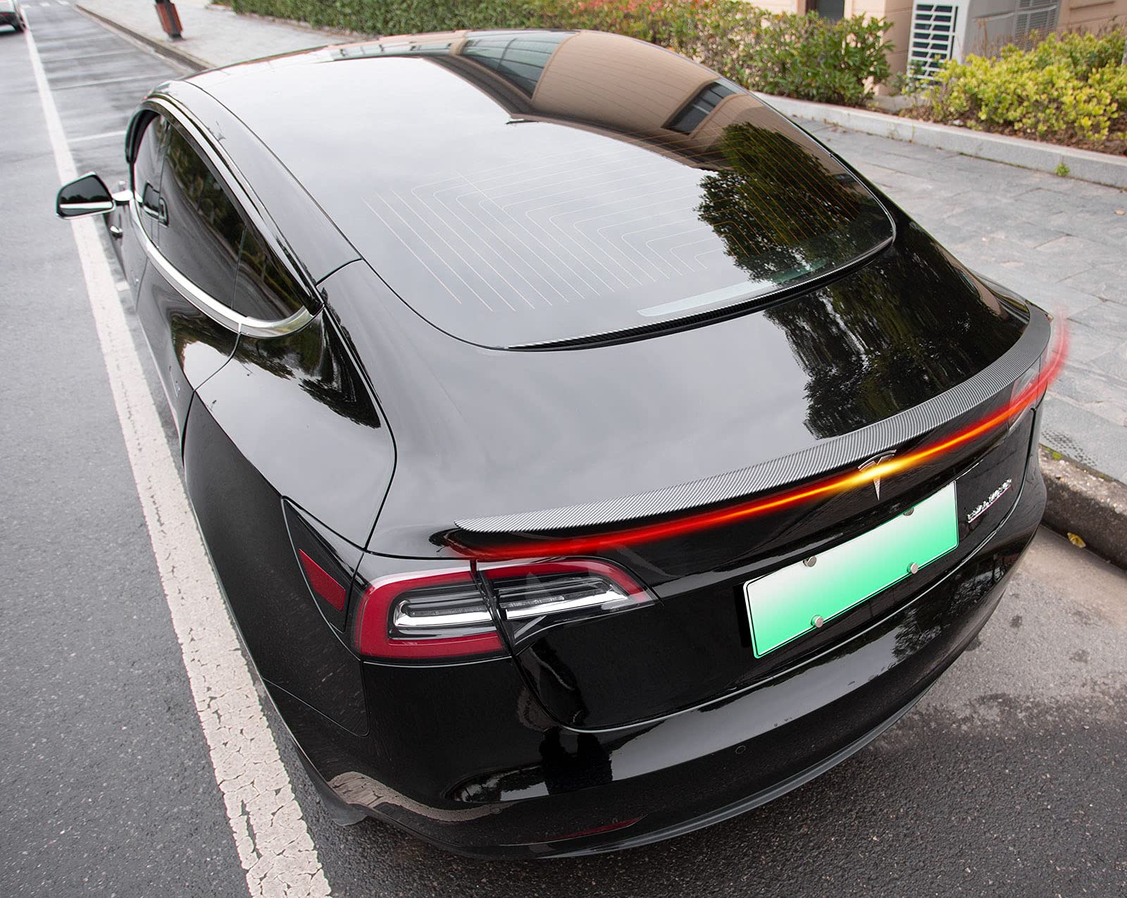 Xipoo Fit Tesla Model 3 Spoiler Trunk Spoiler Wing Rear Spoiler Wing ...