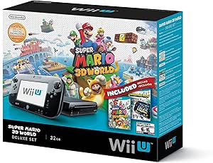 Nintendo Wii U Deluxe Set: Super Mario 3D World and Nintendo Land ...