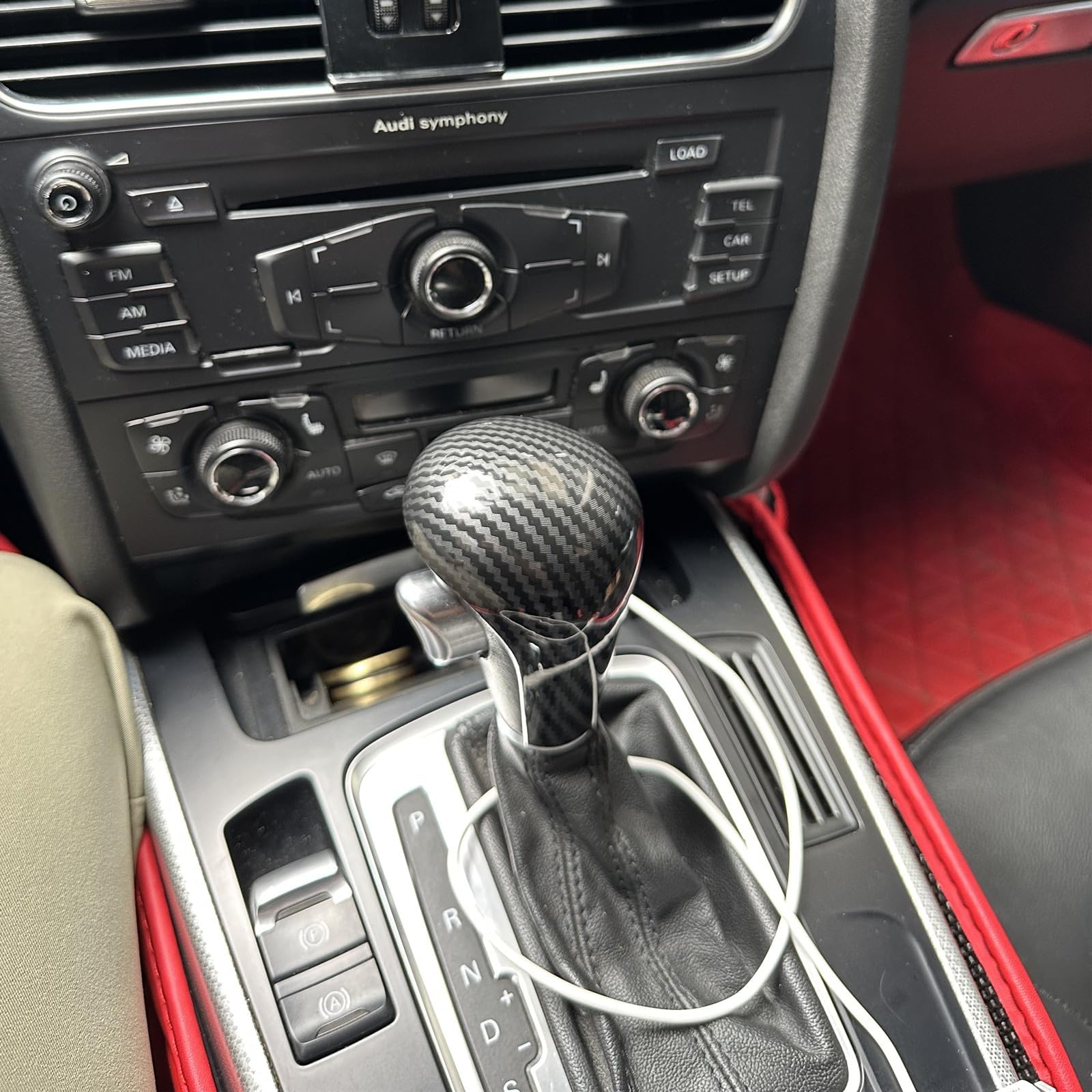Amazon.com: NewYall Chrome Automatic Gear Shift Knob with Gaiter ...