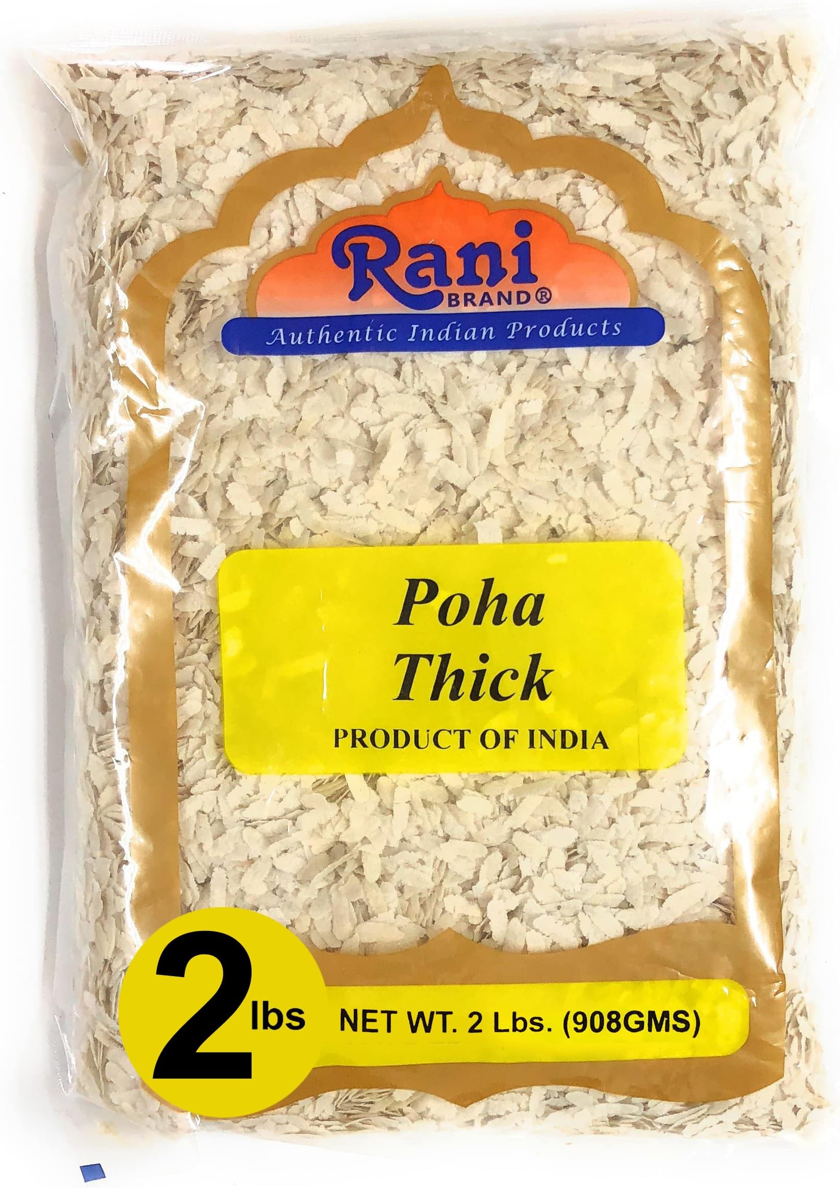 Amazon.com : TAJ Indian Poha Powa Flattened Rice (Thick, 4-Pounds ...