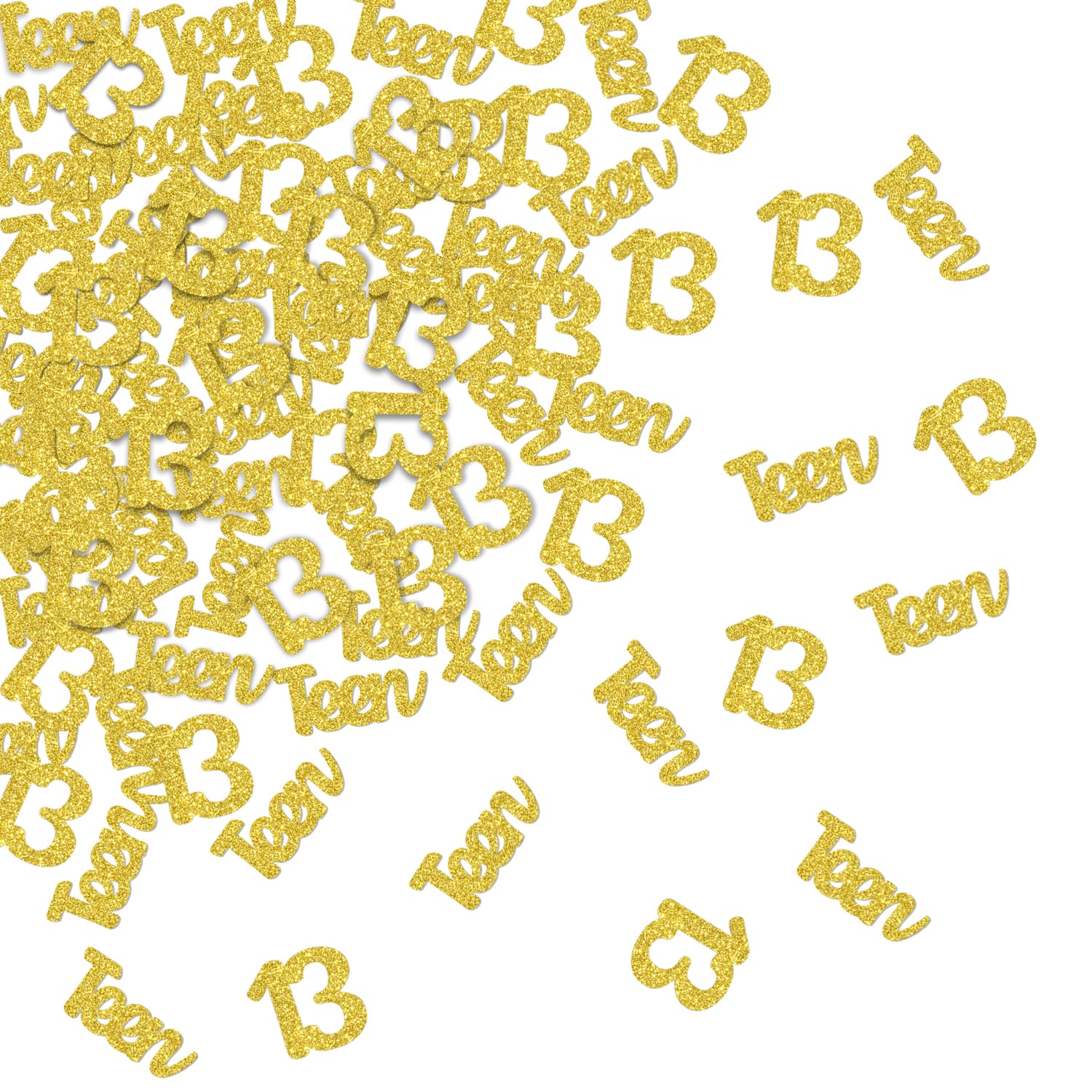 Amazon.com: Teen 13 Confetti, 13th Birthday Table Decorations, Official ...