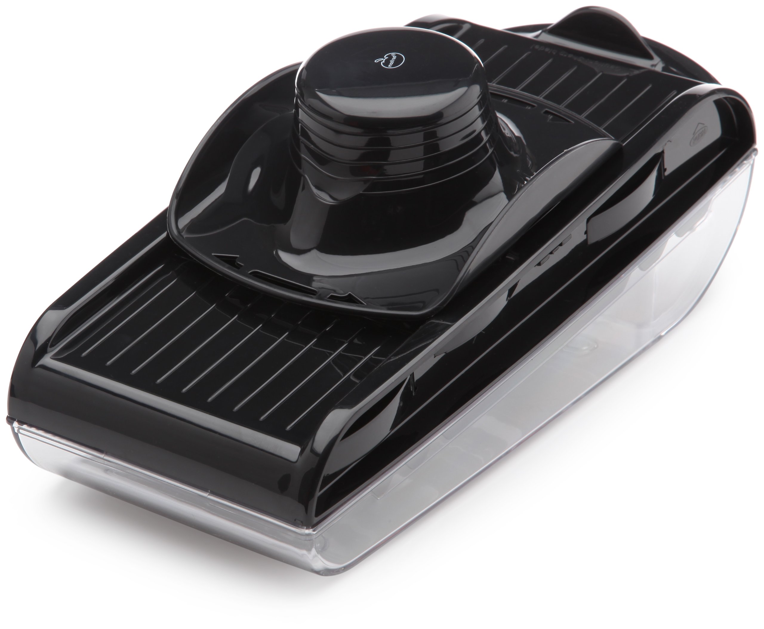 Mastrad V Blade Mandoline with Foof Container Black : Amazon.co.uk ...