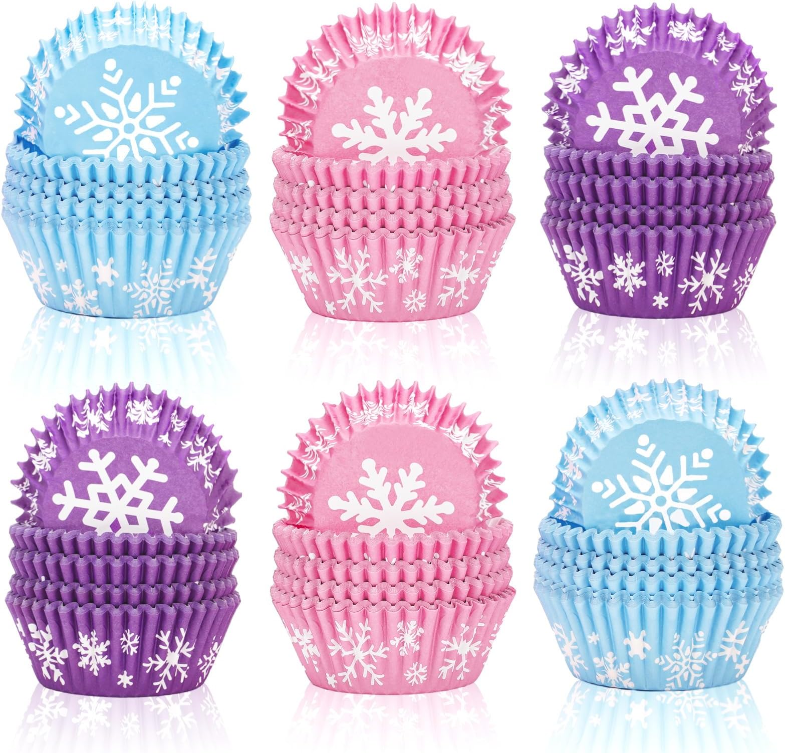 Amazon.com: Joinwin New Pack of 60pcs White Pearly Paper Snowflake ...