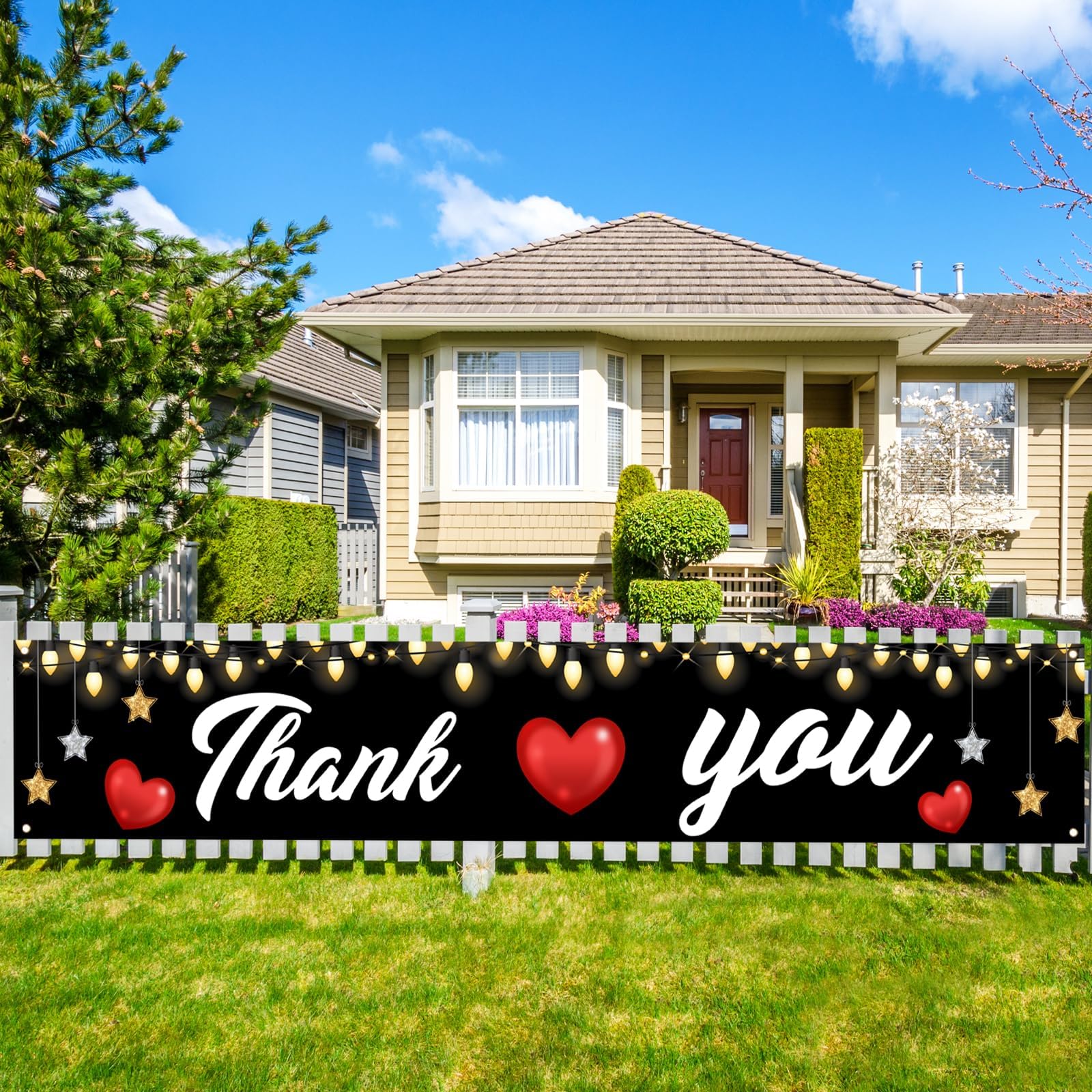 Amazon.com: Labakita Thank You Banner for Employees, Staff Employee ...