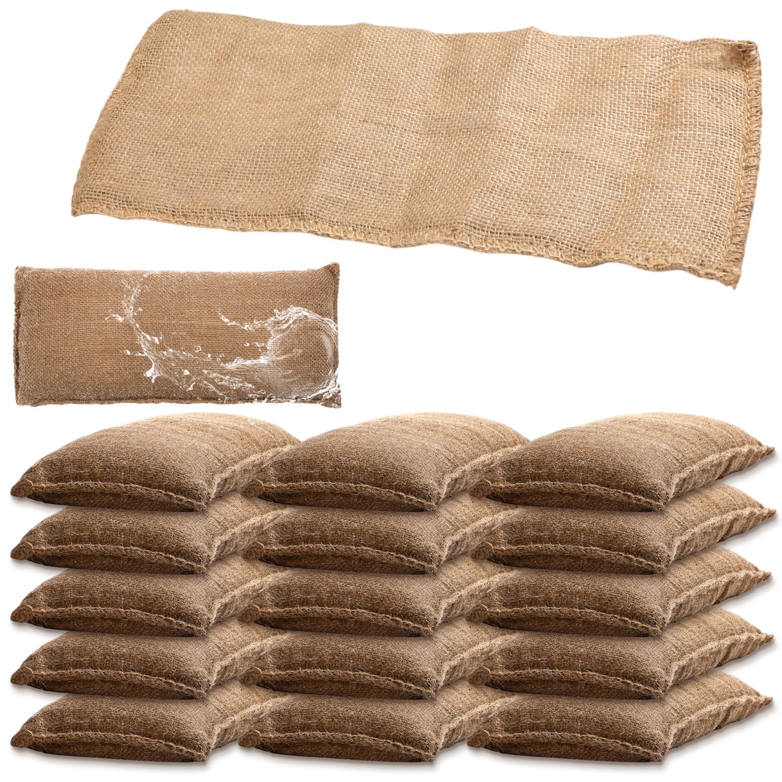 Amazon.com: Yoojahow 15 Packs 27 x 12 in Water Activated Sandless ...