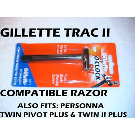 Amazon.com: 100 Personna Twin 2 ( TWIN II ) Razor blades - Compatible ...