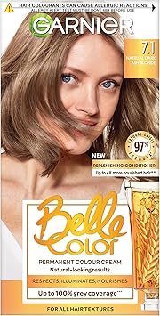 Garnier Belle Color 7.1 Natural Dark Ash Blonde Permanent Hair Dye ...