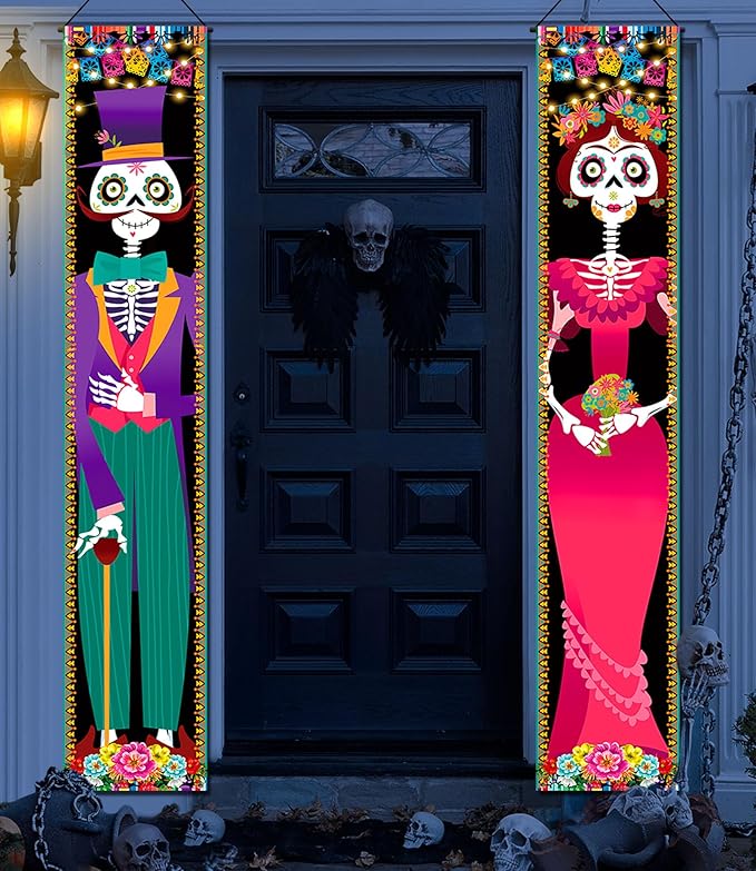 Amazon.com: iPartycool Day of The Dead Decorations, Day of The Dead ...