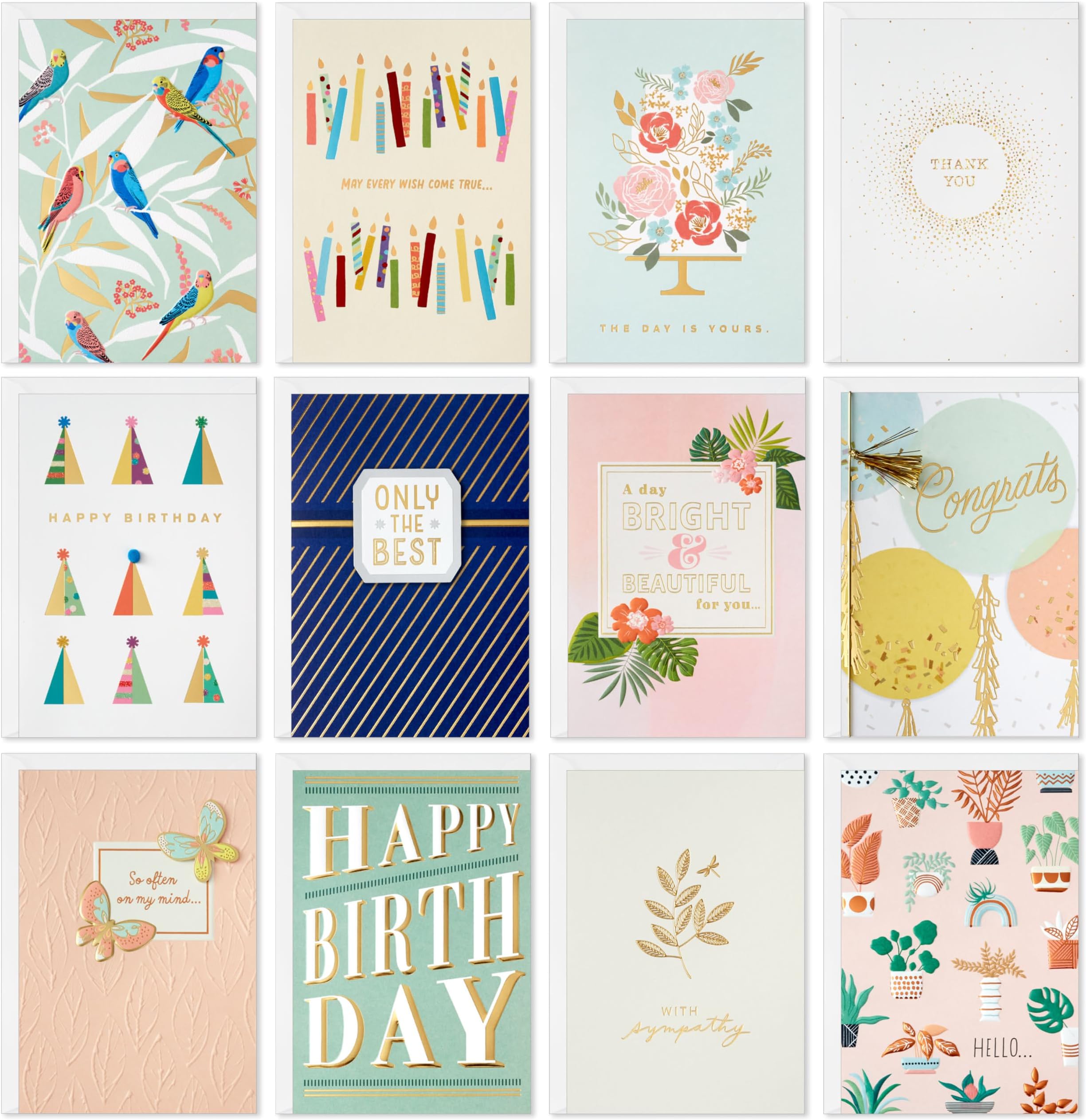 Amazon.com : 24 Happy Work Anniversary Cards Bulk with Envelopes - 24 ...