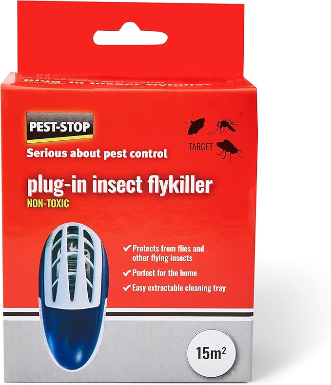Pest-Stop Plug-in Insect Flykiller – Indoor Fly Trap for Flies ...