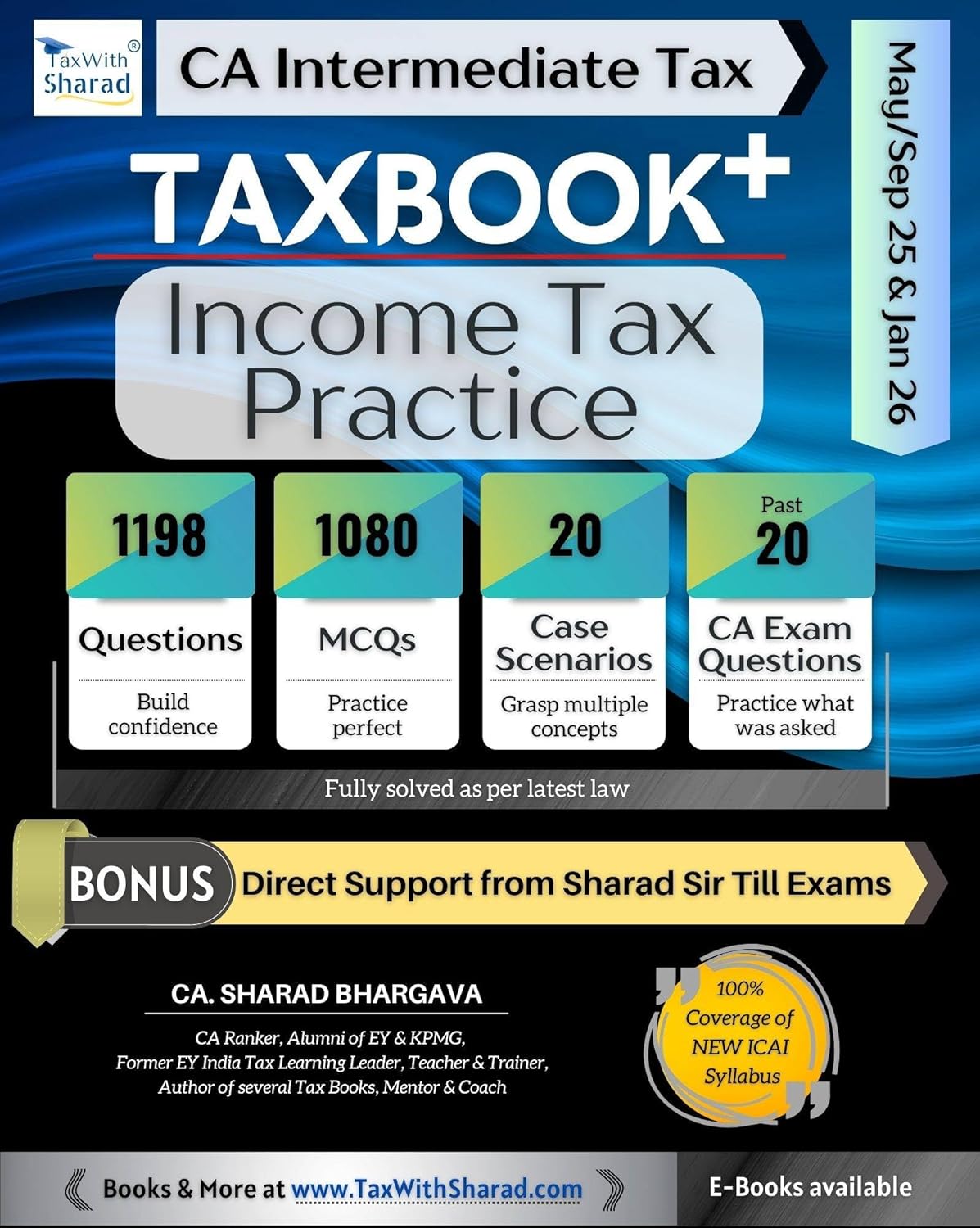 TAXBOOK+ (INCOME TAX - PRACTICE) / AY 2025-26 / Questions, MCQs, Case ...