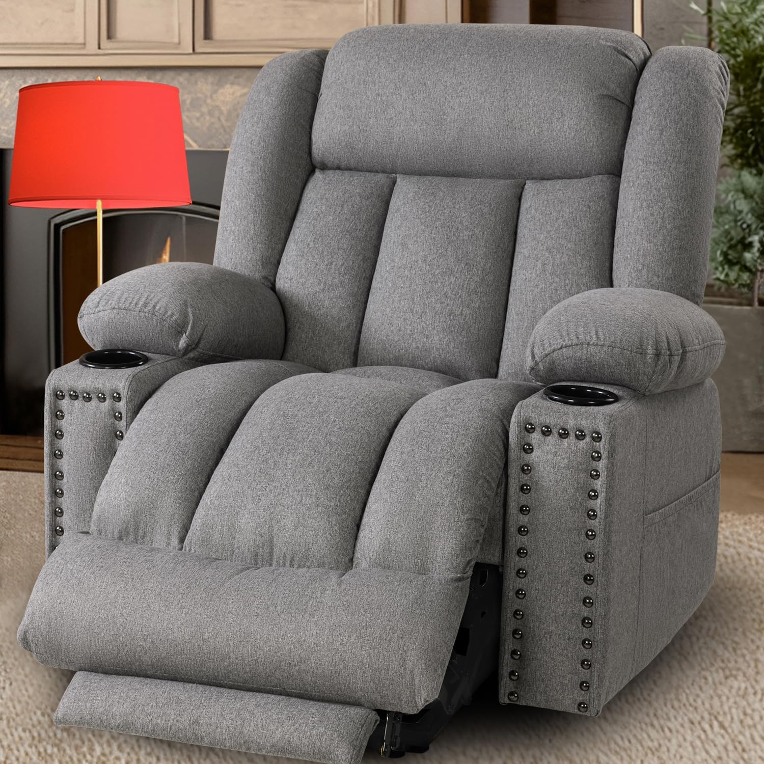 Amazon.com: Kiertl Large-Wide Power Lift Recliner Chair for Elderly ...