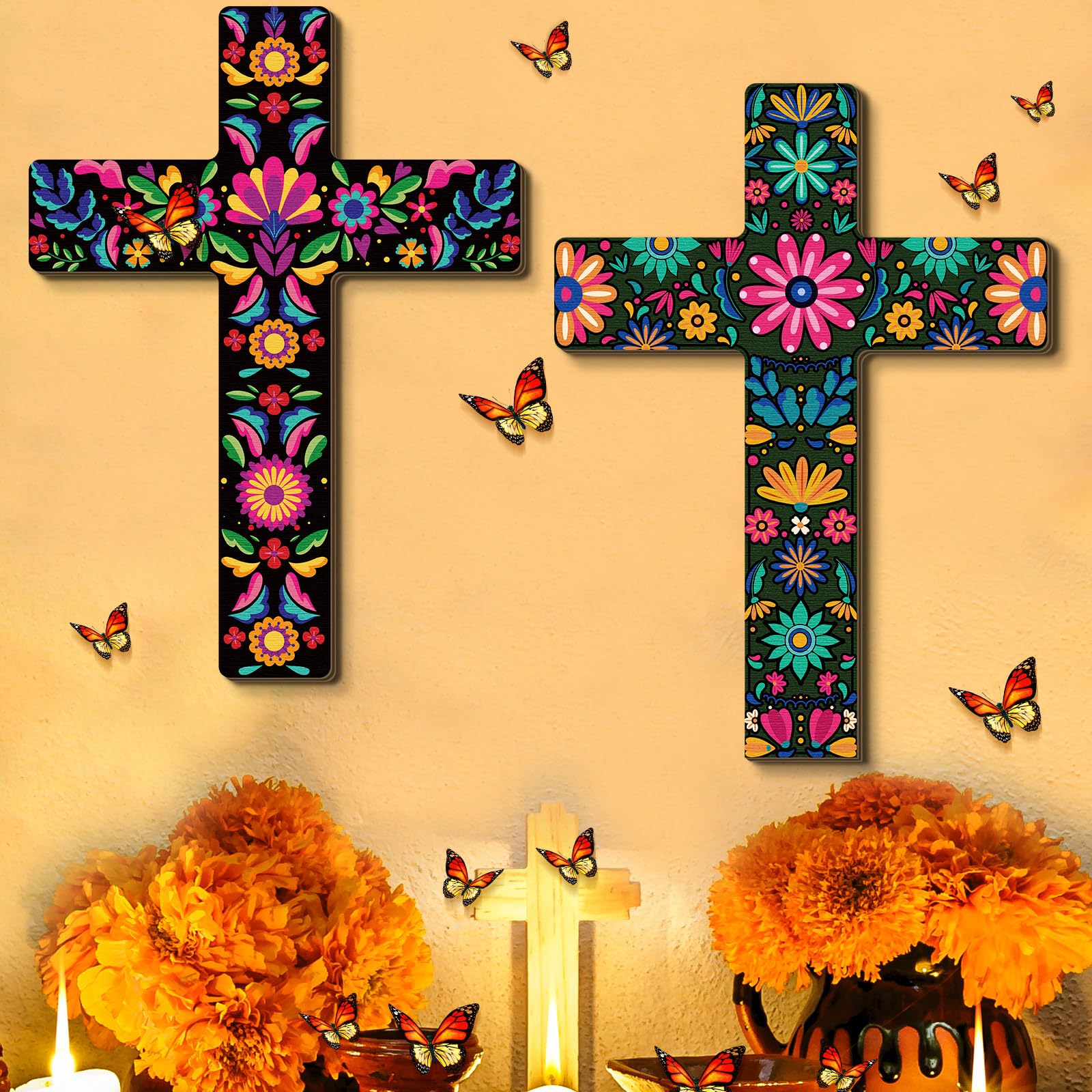 Wall Crosses Decorating Ideas Dollar Tree Easter Cross Craft With