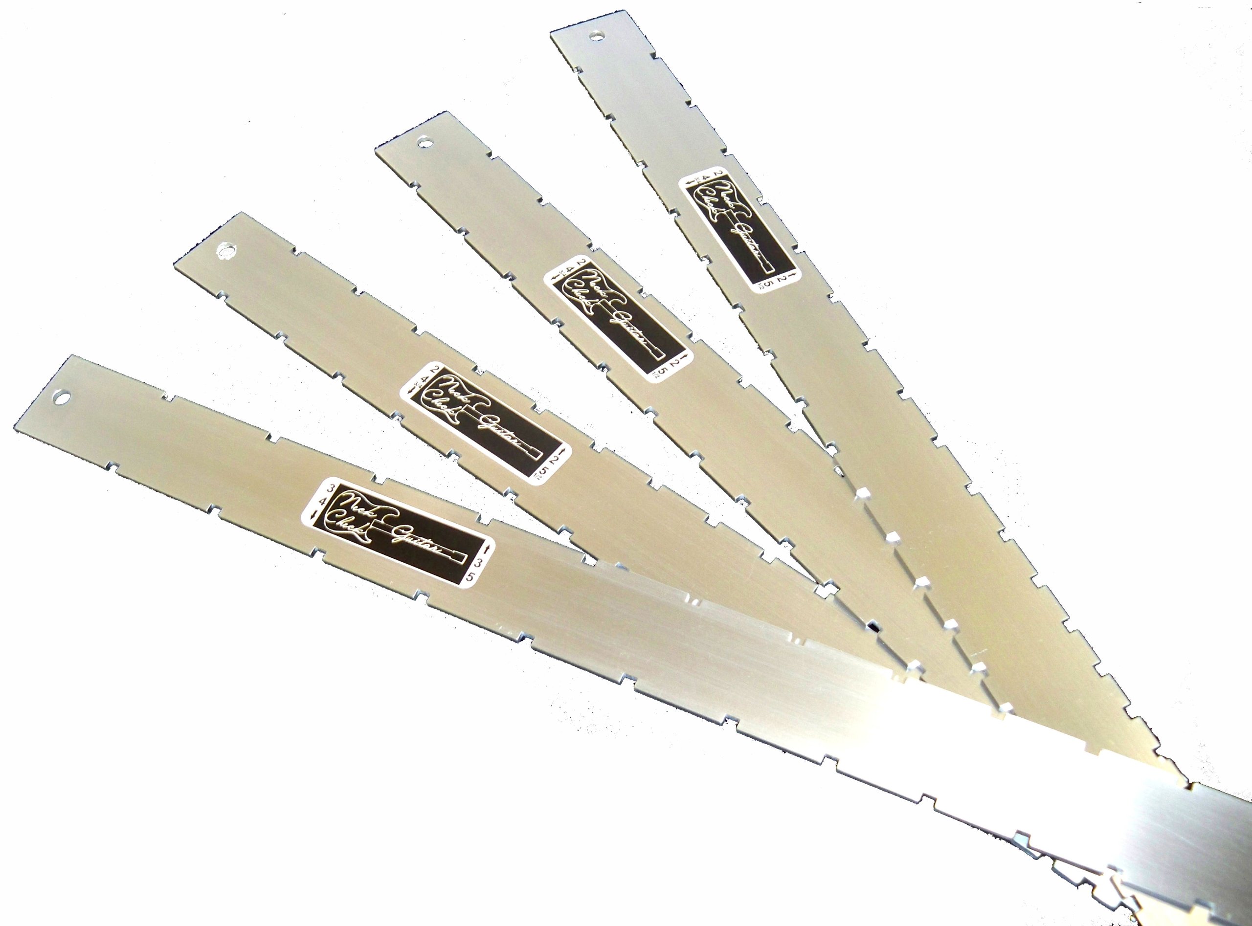 Amazon.com: MADE IN USA-Set of 4 Notched Straight Edge Guitar Tools ...