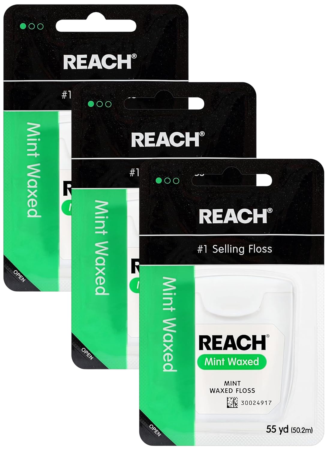 Amazon.com : Reach Waxed Dental Floss | Effective Plaque Removal, Extra ...
