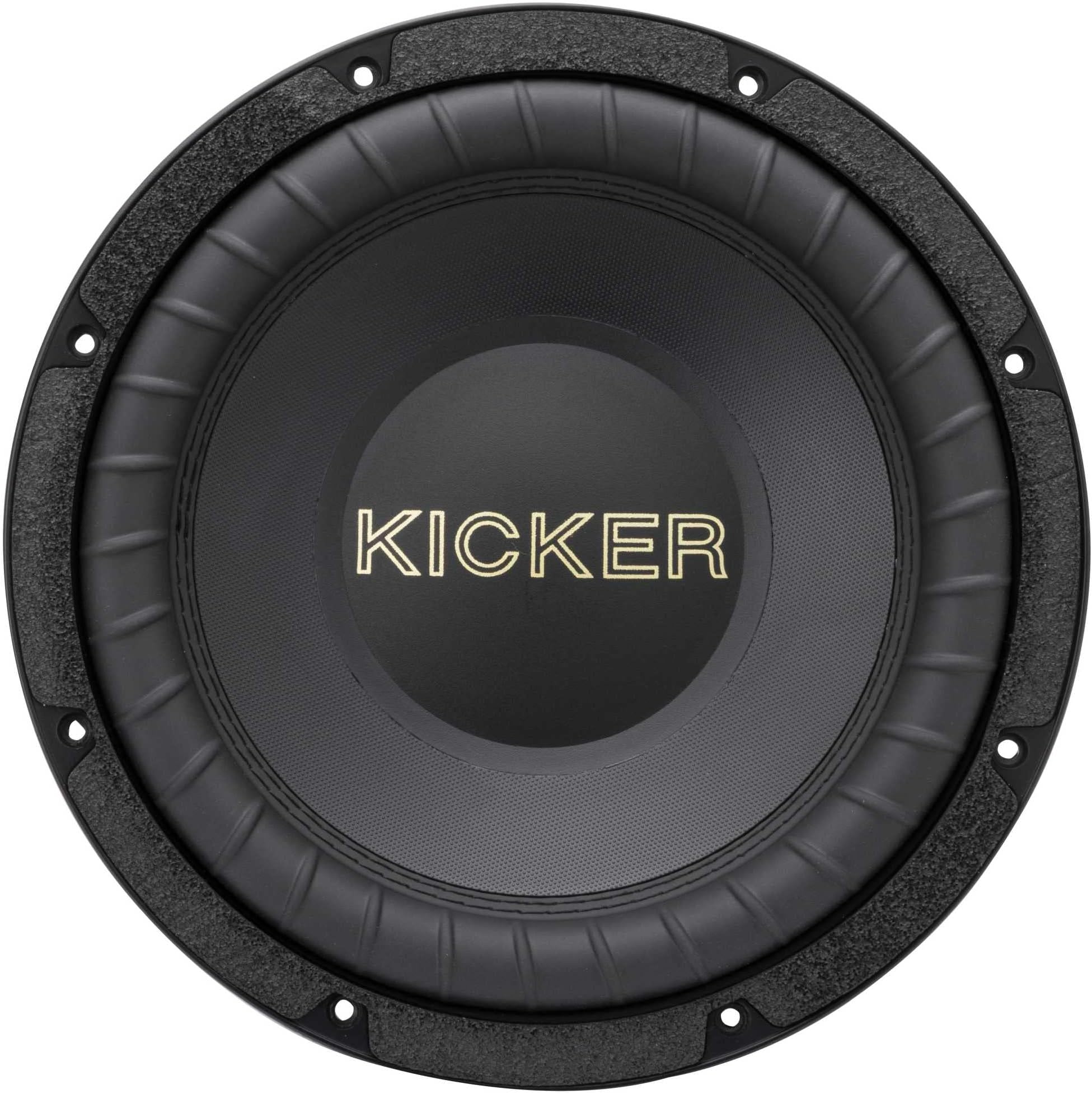 Amazon.com: KICKER 50GOLD124 12-Inch (30cm) Gold Series Subwoofer, 50th Anniversary Edition, 500 ...